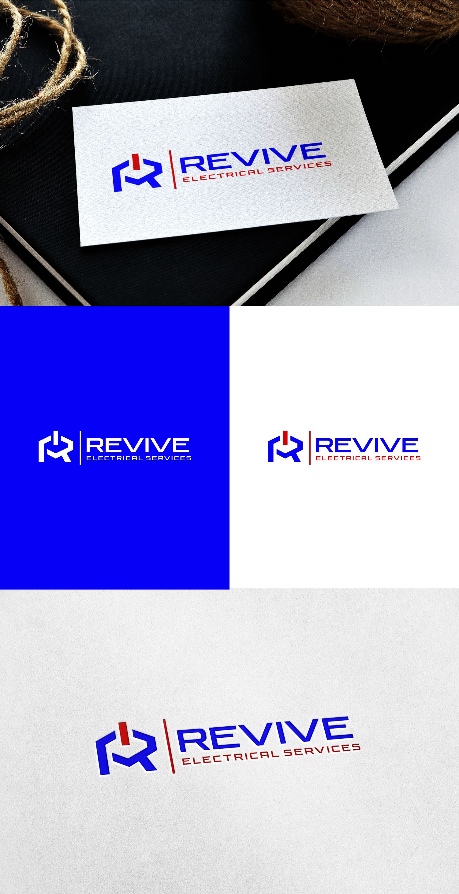 Modern, Professional, Electrician Logo Design for Revive Electrical ...