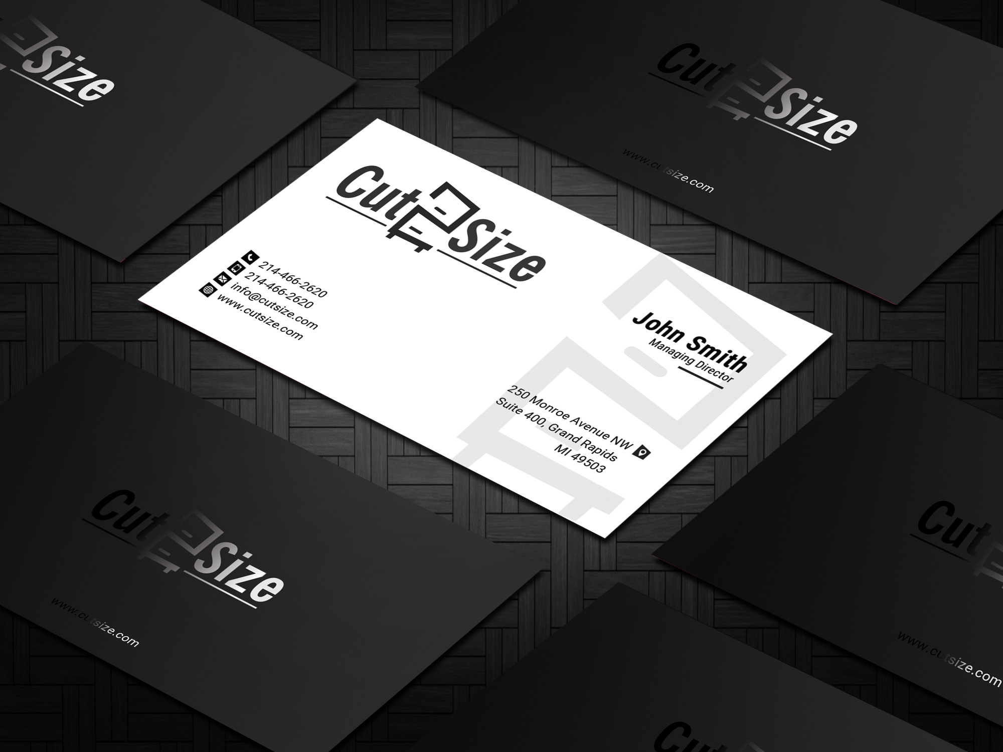 Serious, Modern Business Card Design for DreamSpace Interiors Corp. by ...