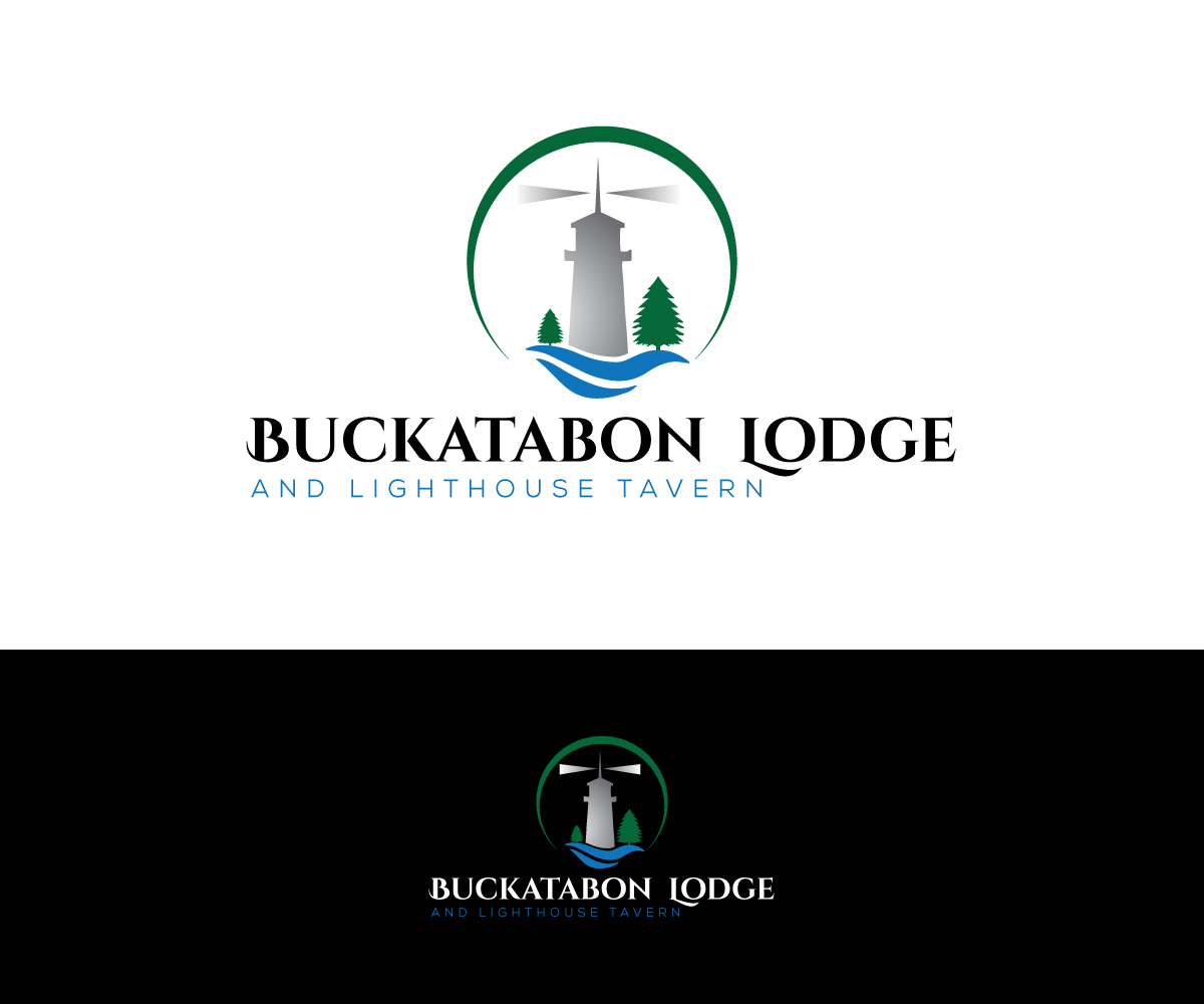 Logo Design for Buckatabon Lodge and Lighthouse Tavern by logofy ...