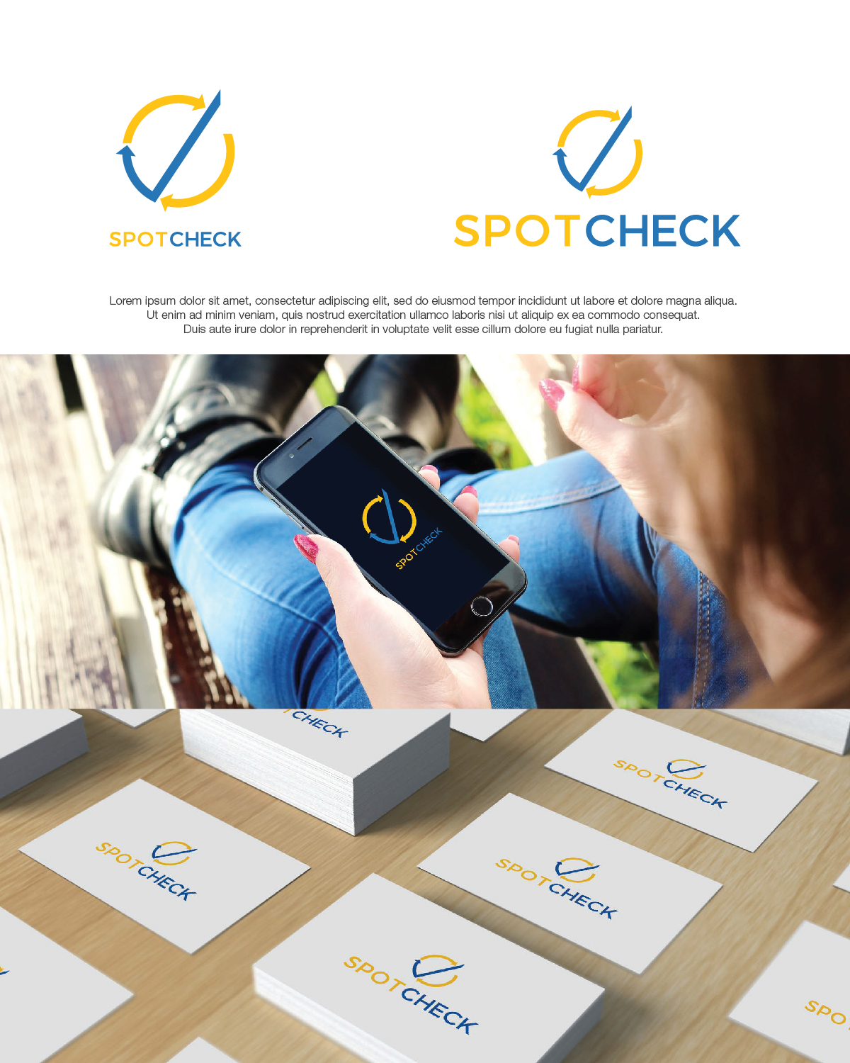 Modern, Professional Logo Design for Spotcheck by dzine studios ...