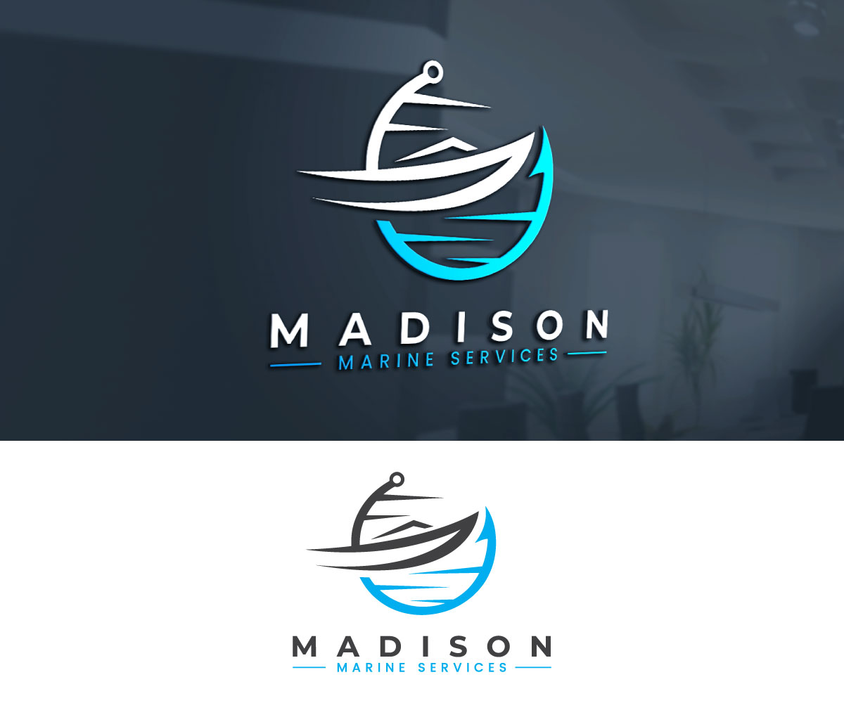 Logo Design for Madison Marine Services by GoodTimes$$$ | Design #24985978