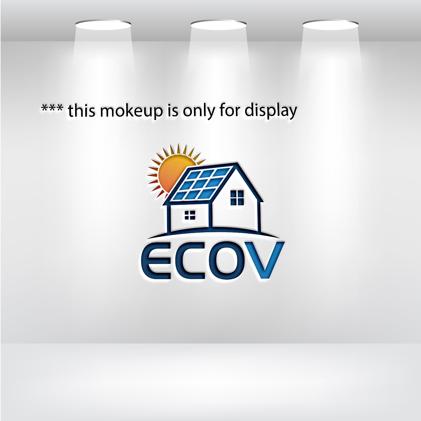 Solar Energy Logo Design for EcoV by Ochieng | Design #25001851