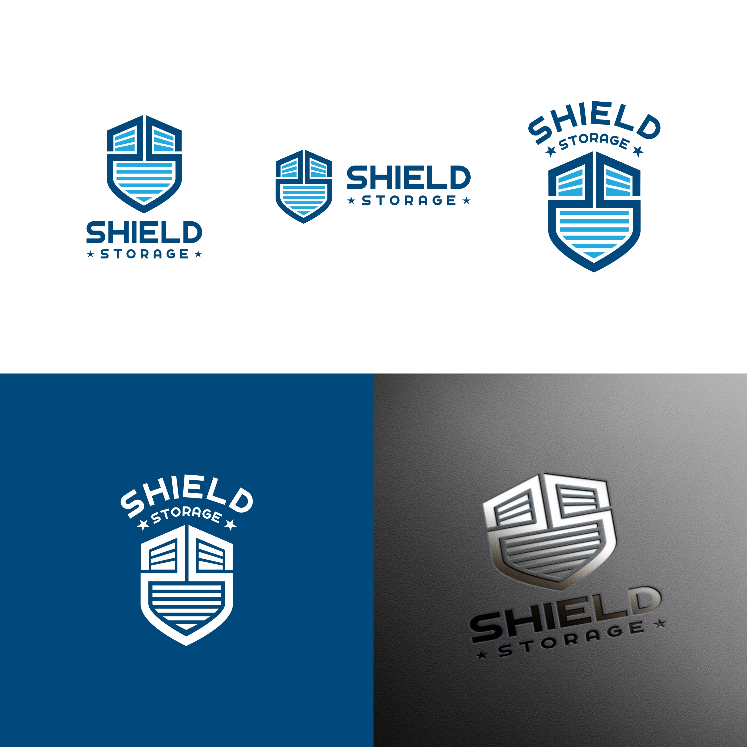 Bold, Serious, Self Storage Logo Design for Shield Storage by Farqaleit ...