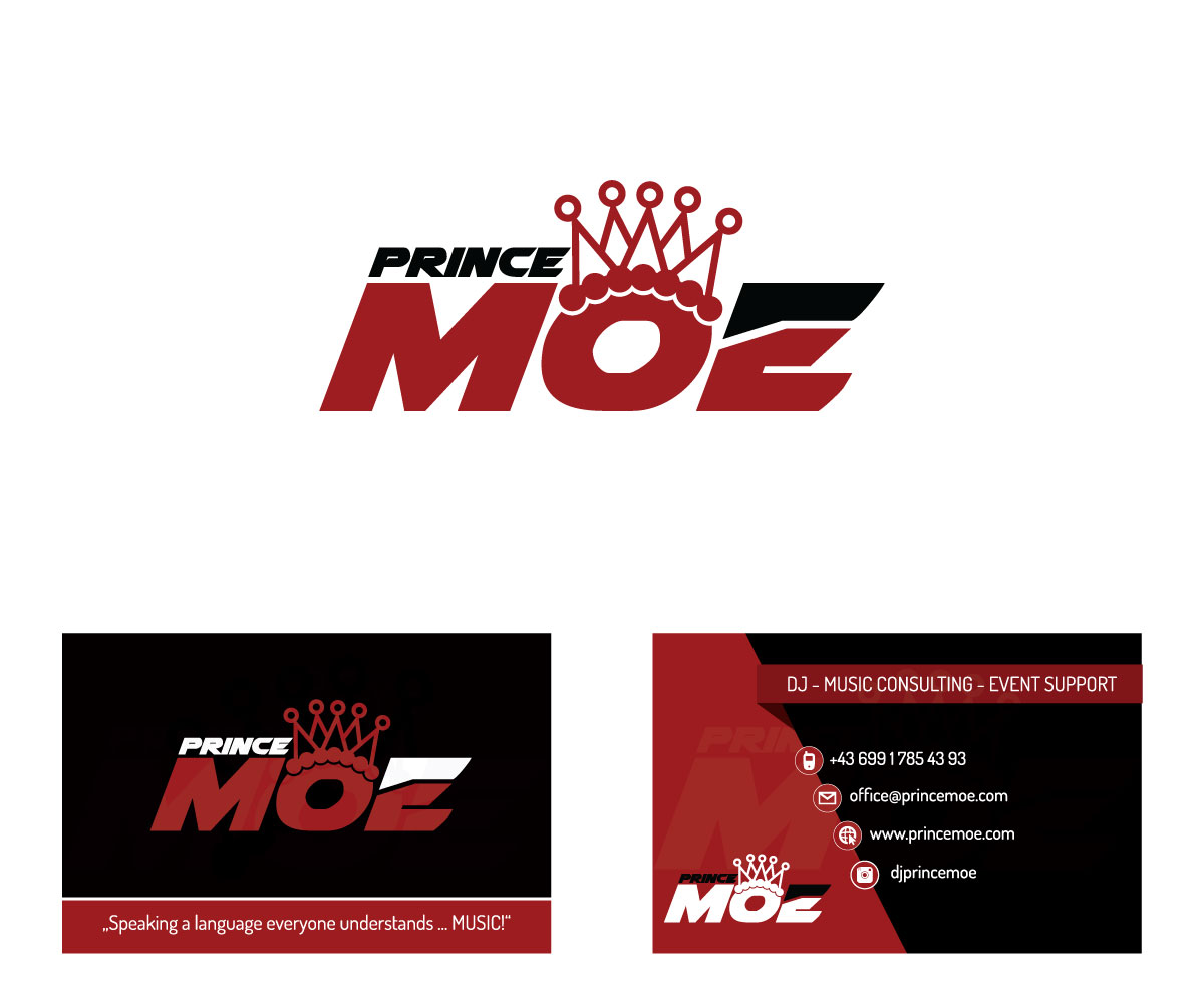Modern, Bold, Entertainment Industry Logo Design for Prince Moe by ...
