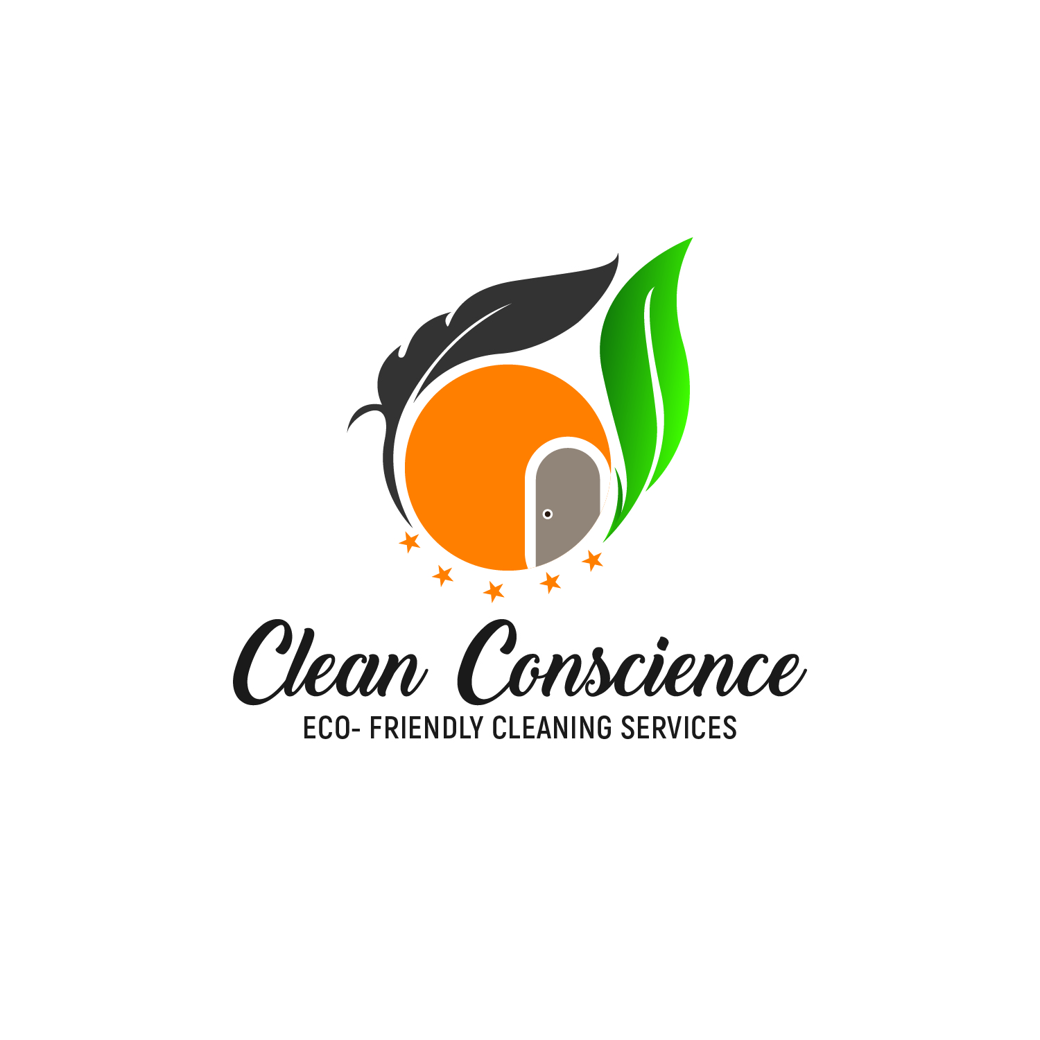 Logo Design for Clean Conscience Eco- Friendly Cleaning Services by ...