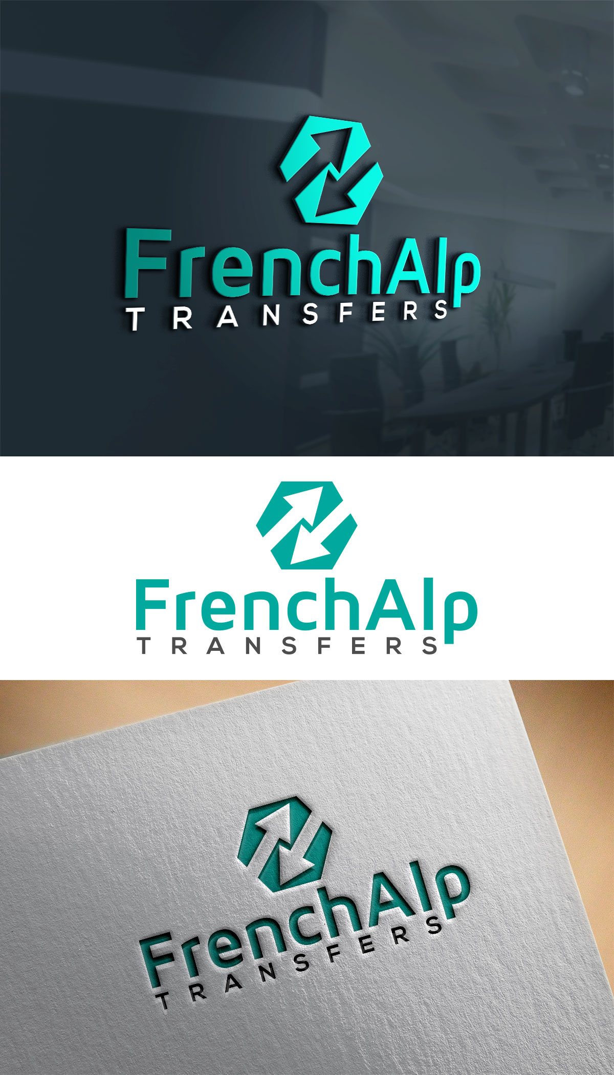 Modern, Serious Logo Design for French Alp Transfers by logograph ...