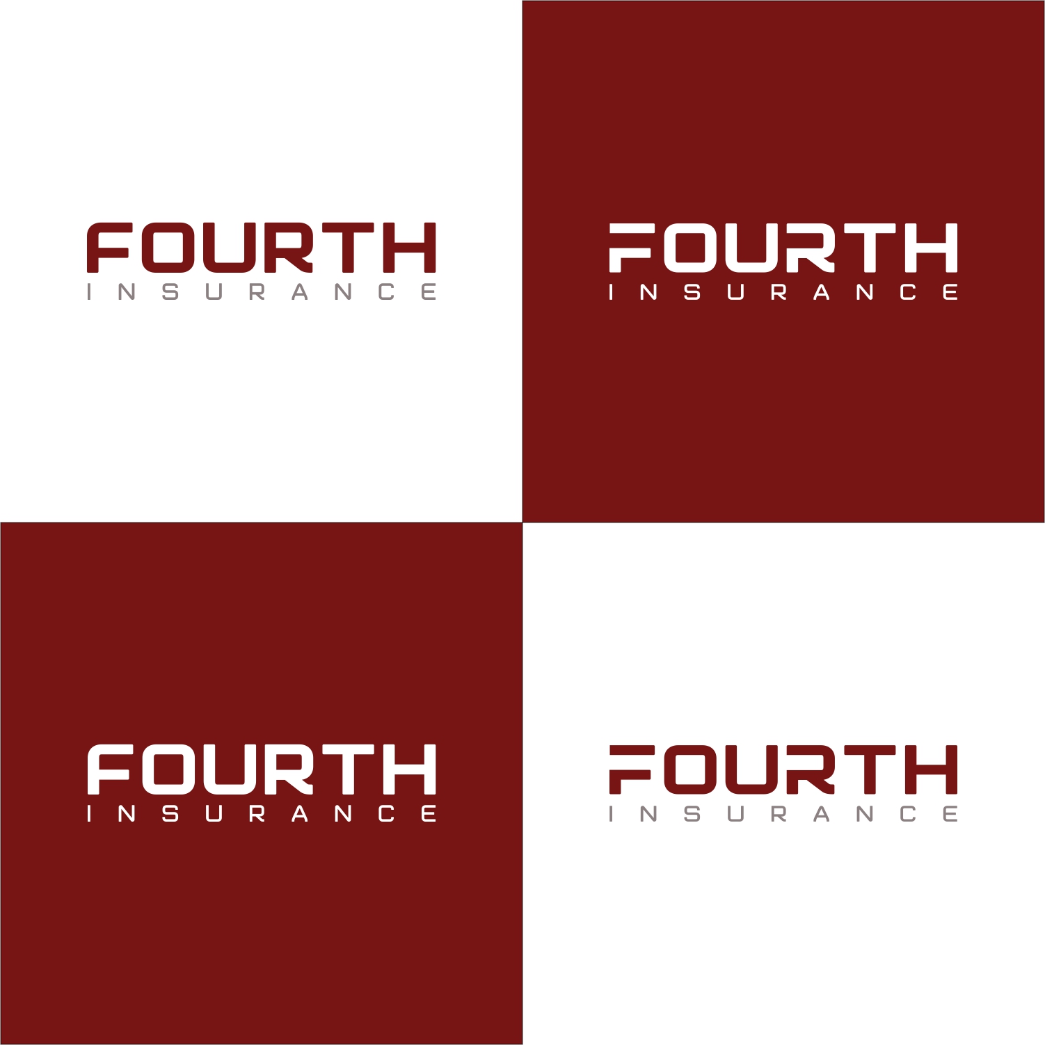 Bold, Serious, Insurance Broker Logo Design for Fourth Insurance by ...