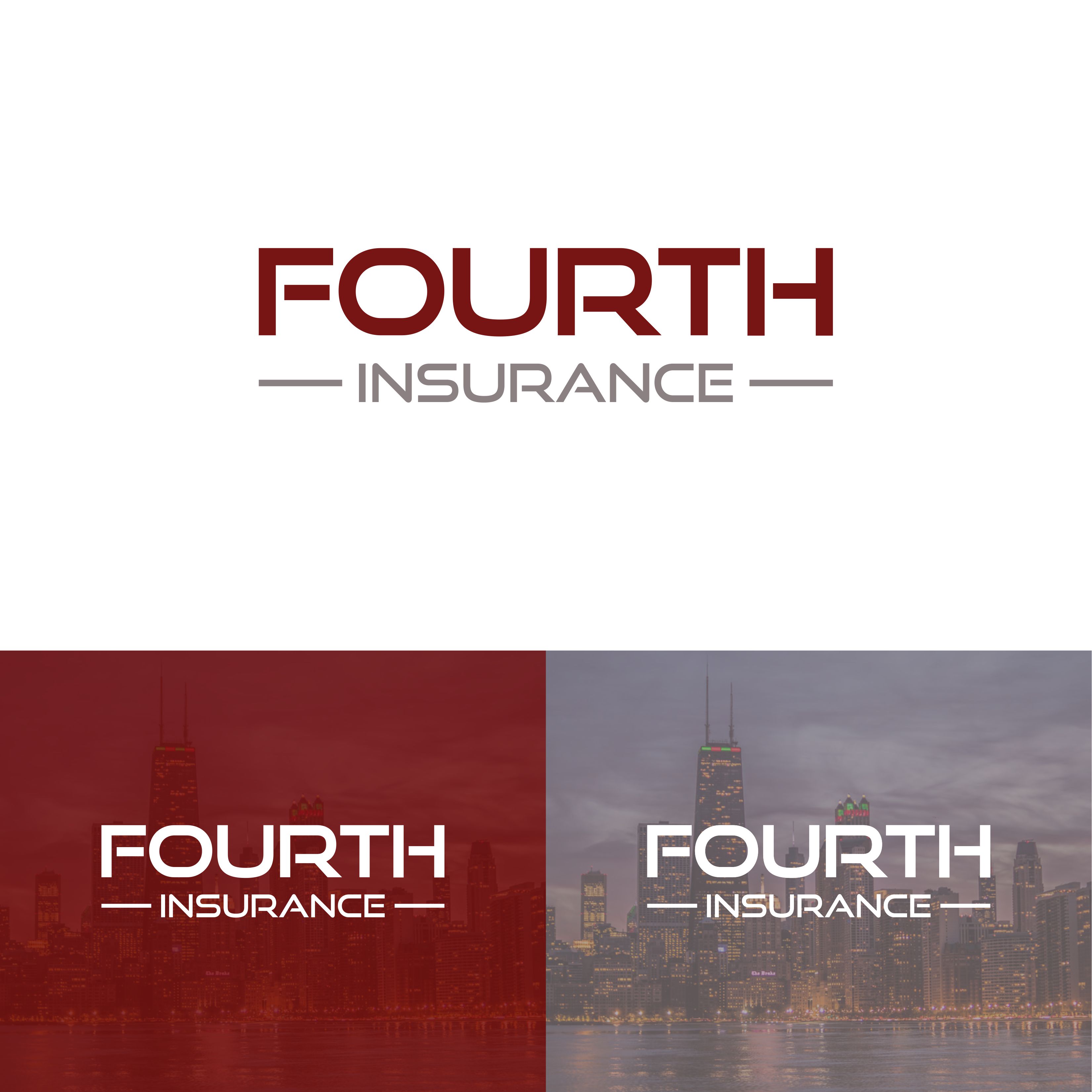 Bold, Serious, Insurance Broker Logo Design for Fourth Insurance by SH ...