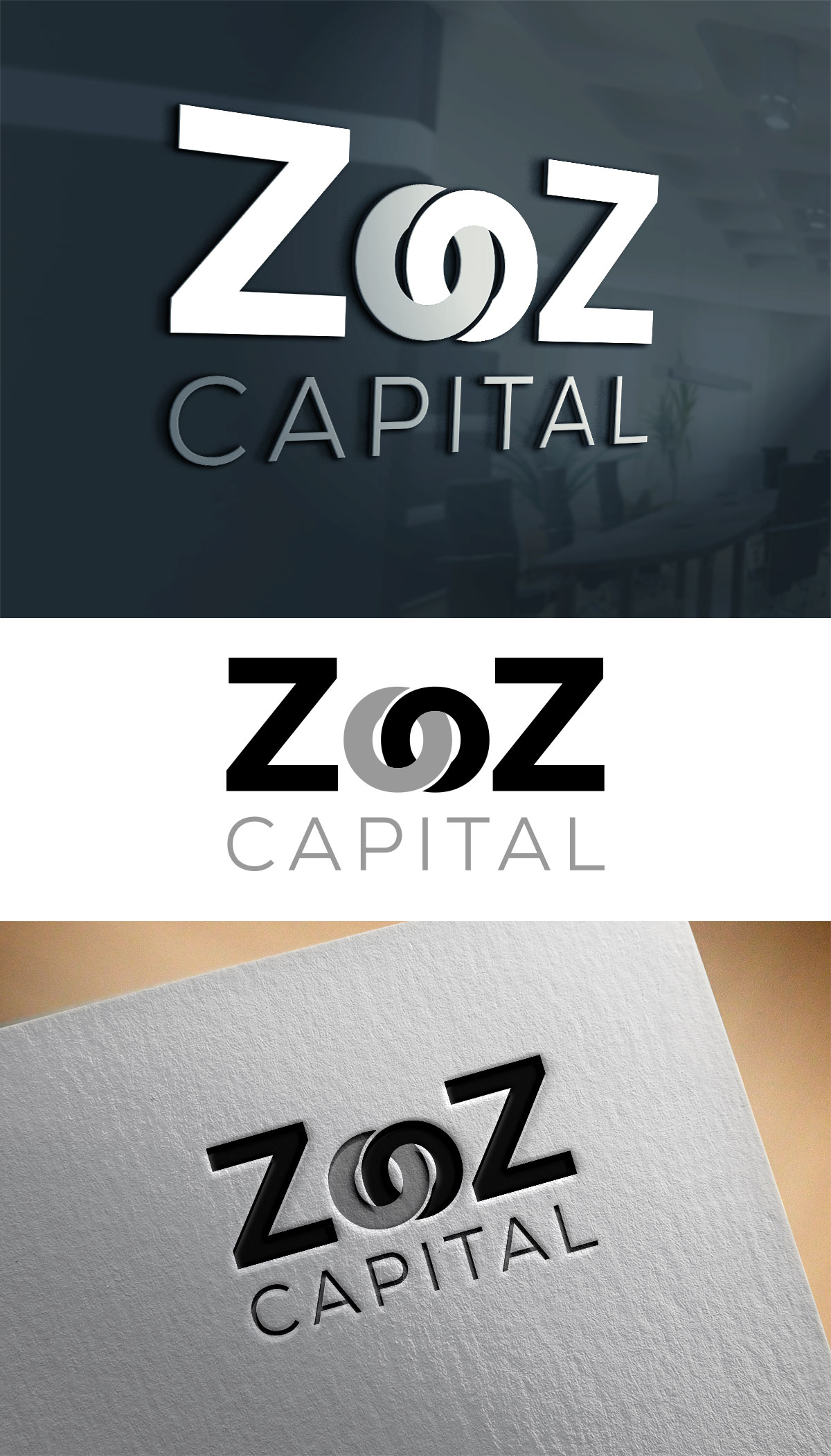 Serious, Modern Logo Design for ZooZ Capital or ZooZ CAPITAL by ...
