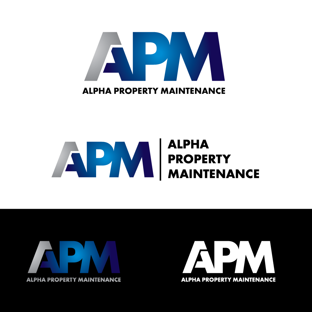 Logo Design for APM alpha property maintenance by H4R5Z | Design #25042804
