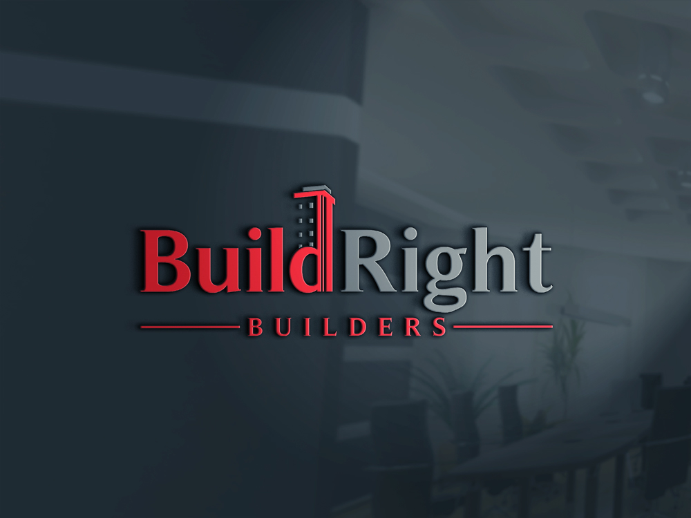Conservative, Bold, Home Builder Logo Design for BuildRight Builders by ...