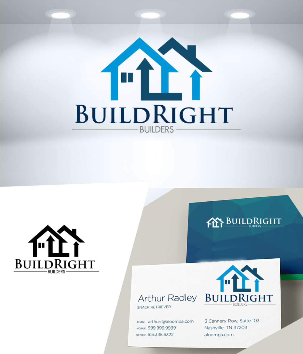 Conservative, Bold, Home Builder Logo Design for BuildRight Builders by ...
