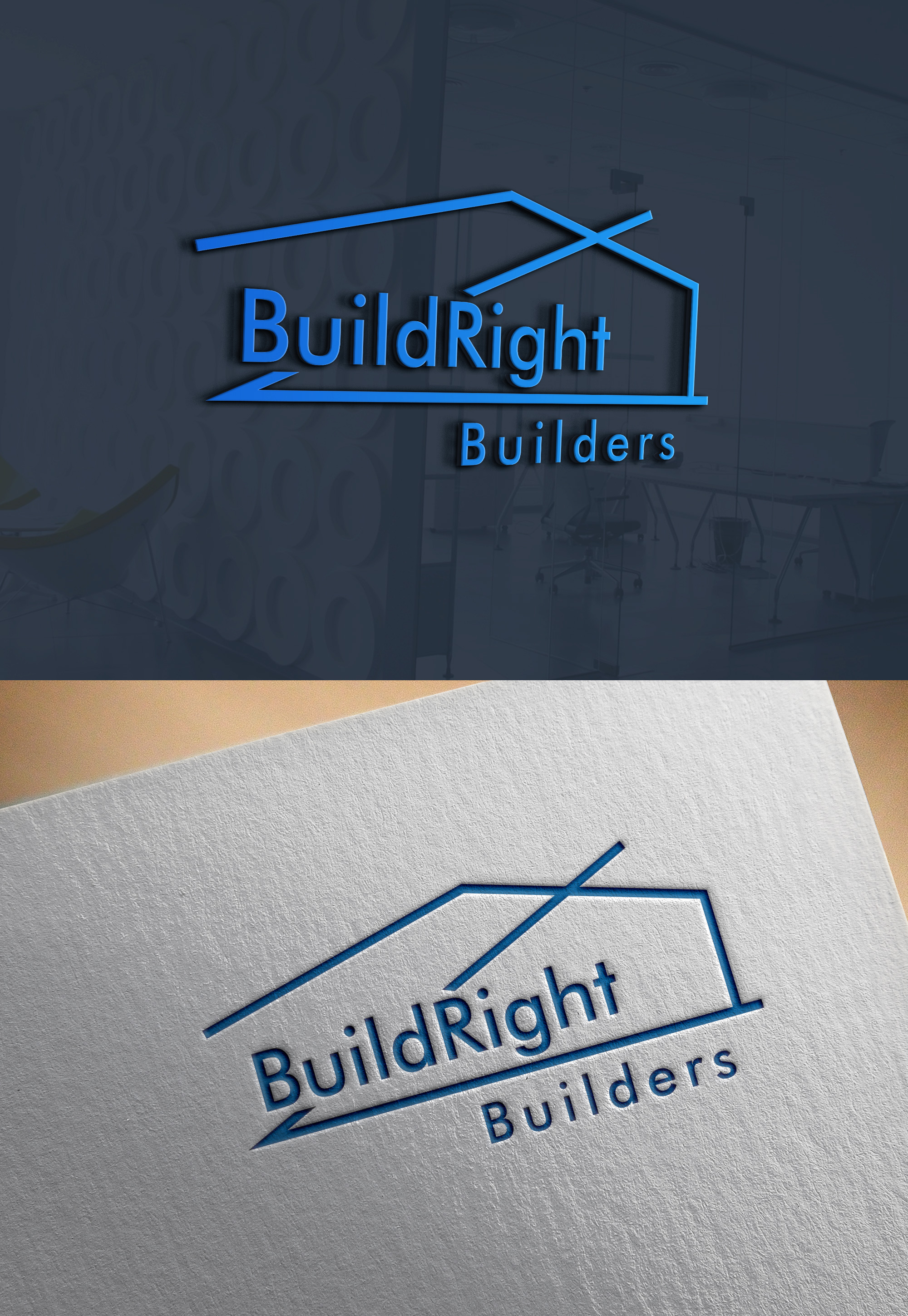 Conservative, Bold, Home Builder Logo Design for BuildRight Builders by ...