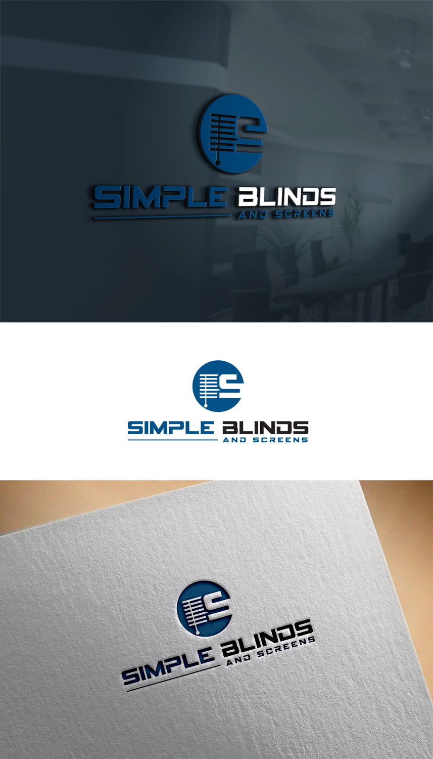 Logo Design for Simple Blinds and Screens by logograph | Design #25069224