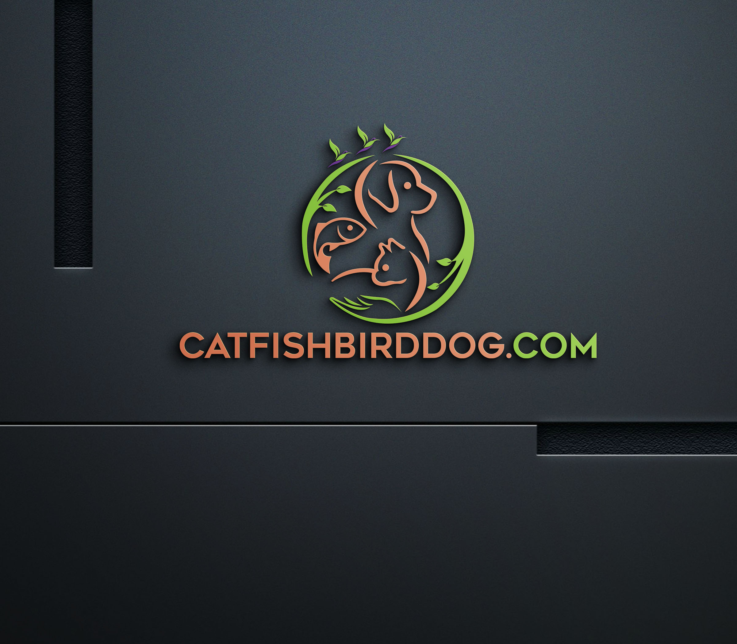 Bold, Modern, Pet Logo Design for catfishbirddog.com by obikhan 2 ...