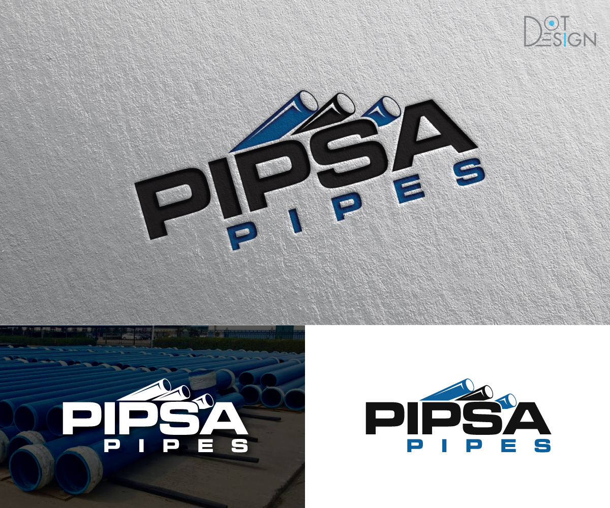 Masculine, Conservative, Pipe Logo Design for PIPSA PIPES by Dot Design ...