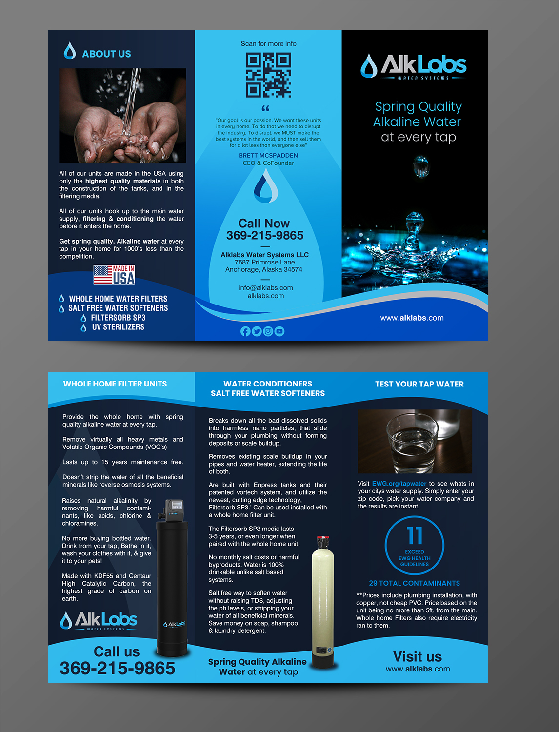 Bold, Modern, Water Purification Business Card Design for a Company by ...