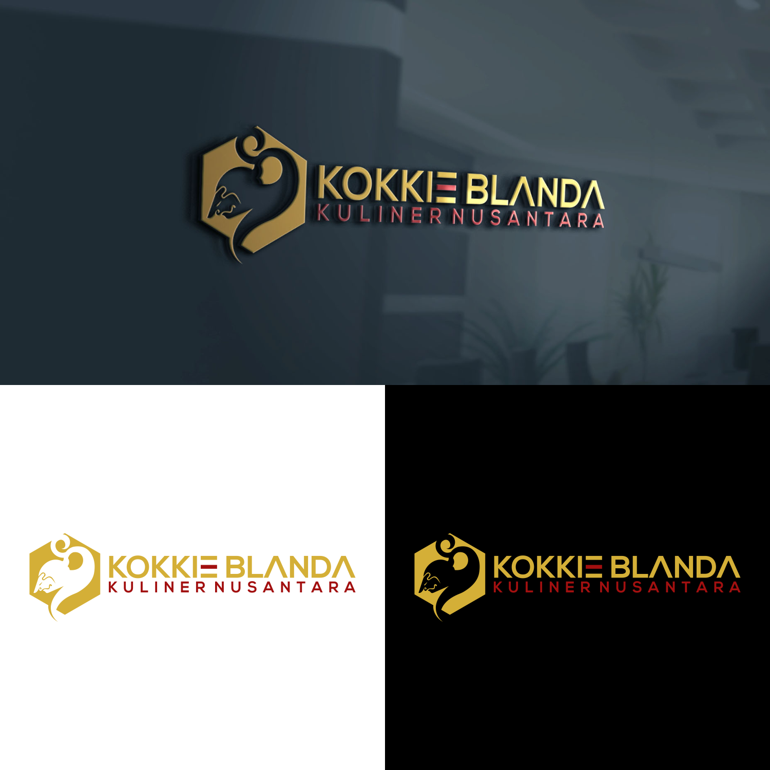Logo Design for Kokkie Blanda or kokkieblanda and kuliner nusantara by ...