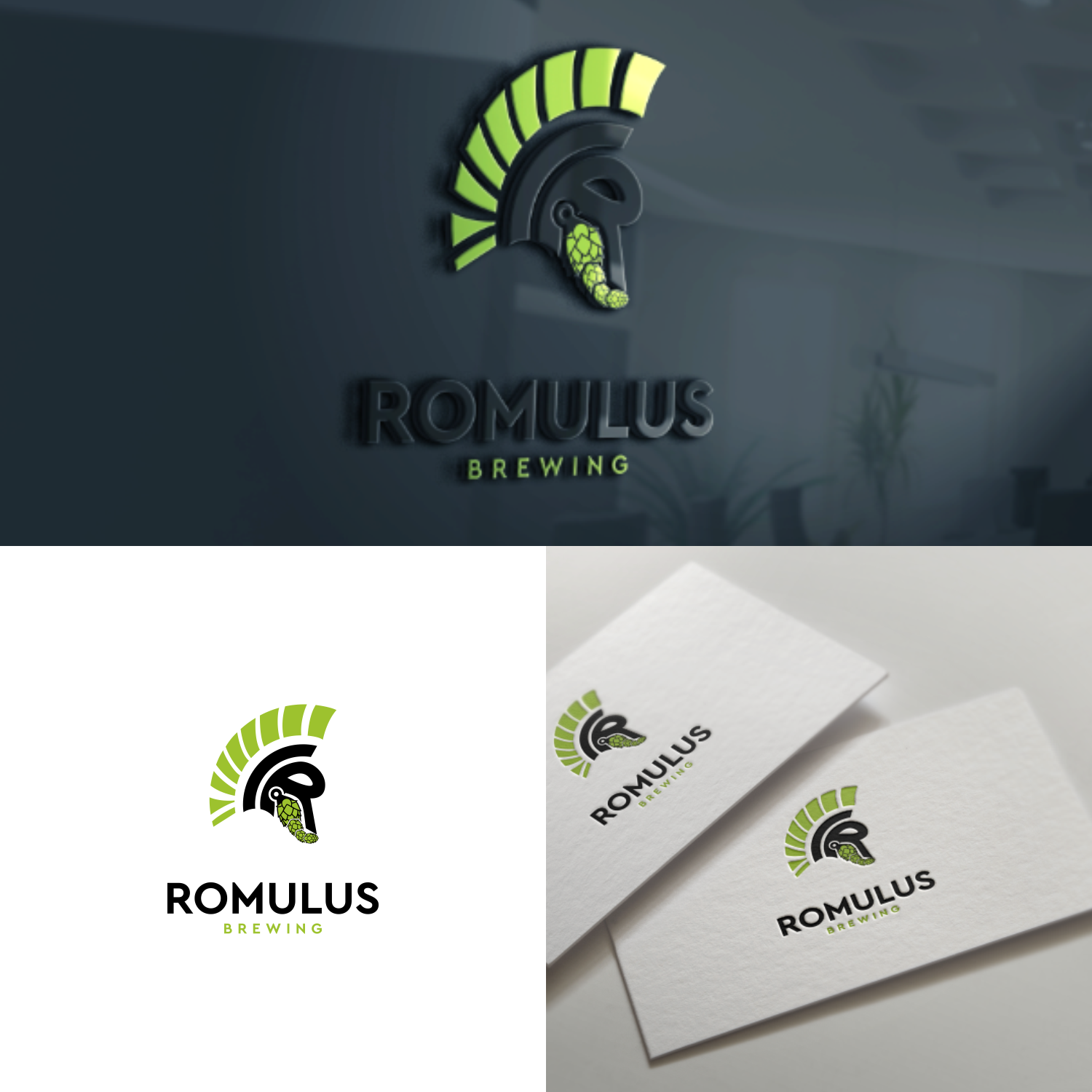 Masculine, Bold Logo Design for Romulus Brewing by braham 3 | Design ...