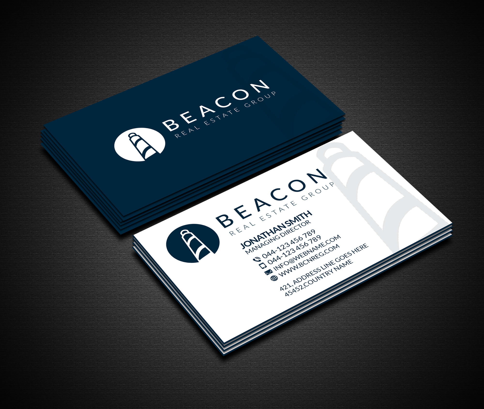 Professional, Serious, Investment Banking Business Card Design for a ...