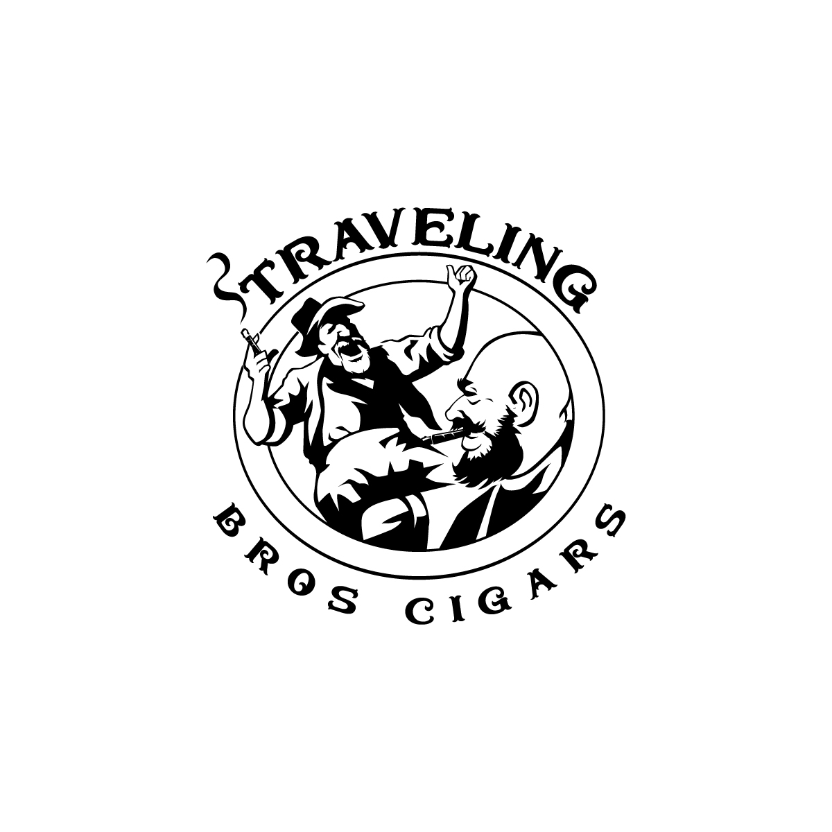Logo Design for Traveling Bros Cigars by Kreative Fingers | Design ...