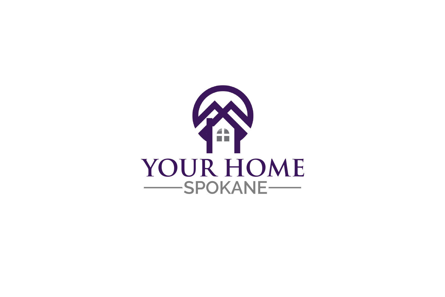 Bold, Serious, Real Estate Agent Logo Design for Your Home Spokane by ...