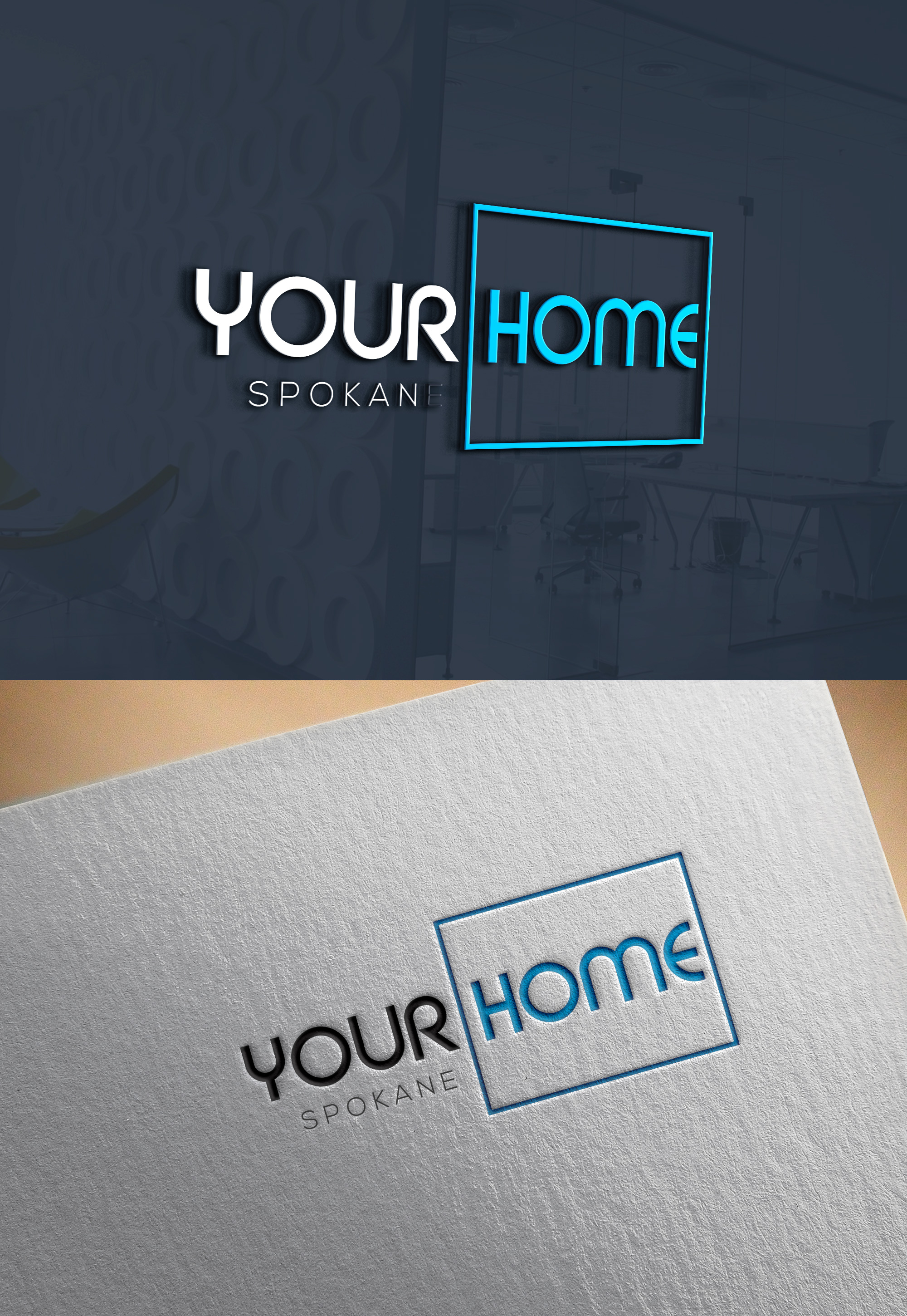 Bold, Serious, Real Estate Agent Logo Design for Your Home Spokane by ...