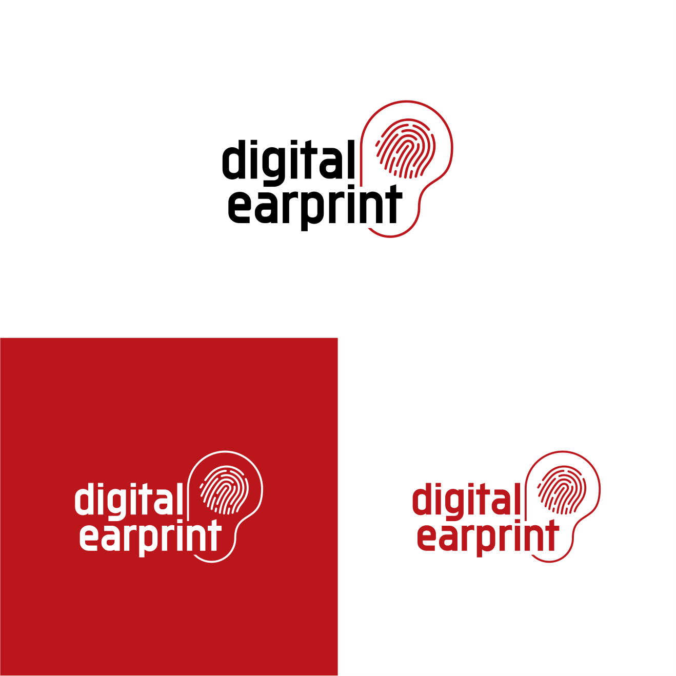 Modern, Upmarket Logo Design for digital earprint by pry go | Design ...