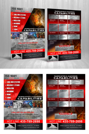 Fabrication Flyers | 9 Custom Fabrication Flyer Designs