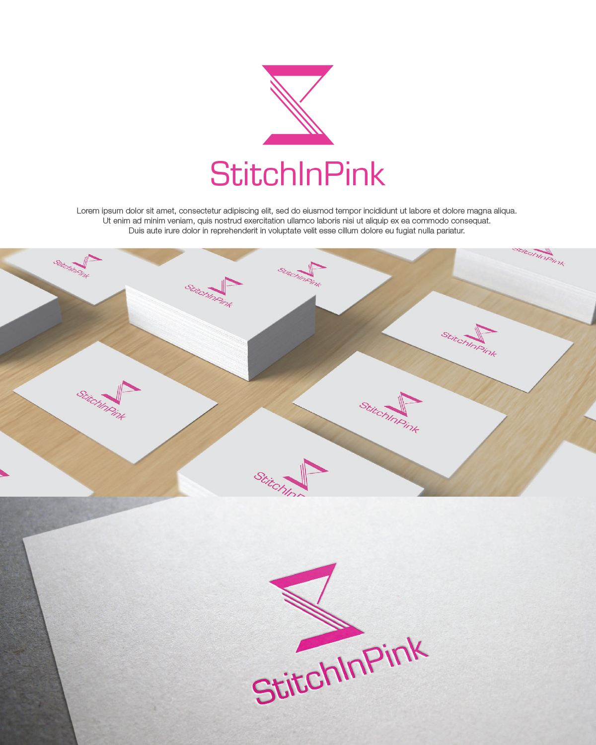 Logo Design for StitchInPink by dzine studios | Design #25105245