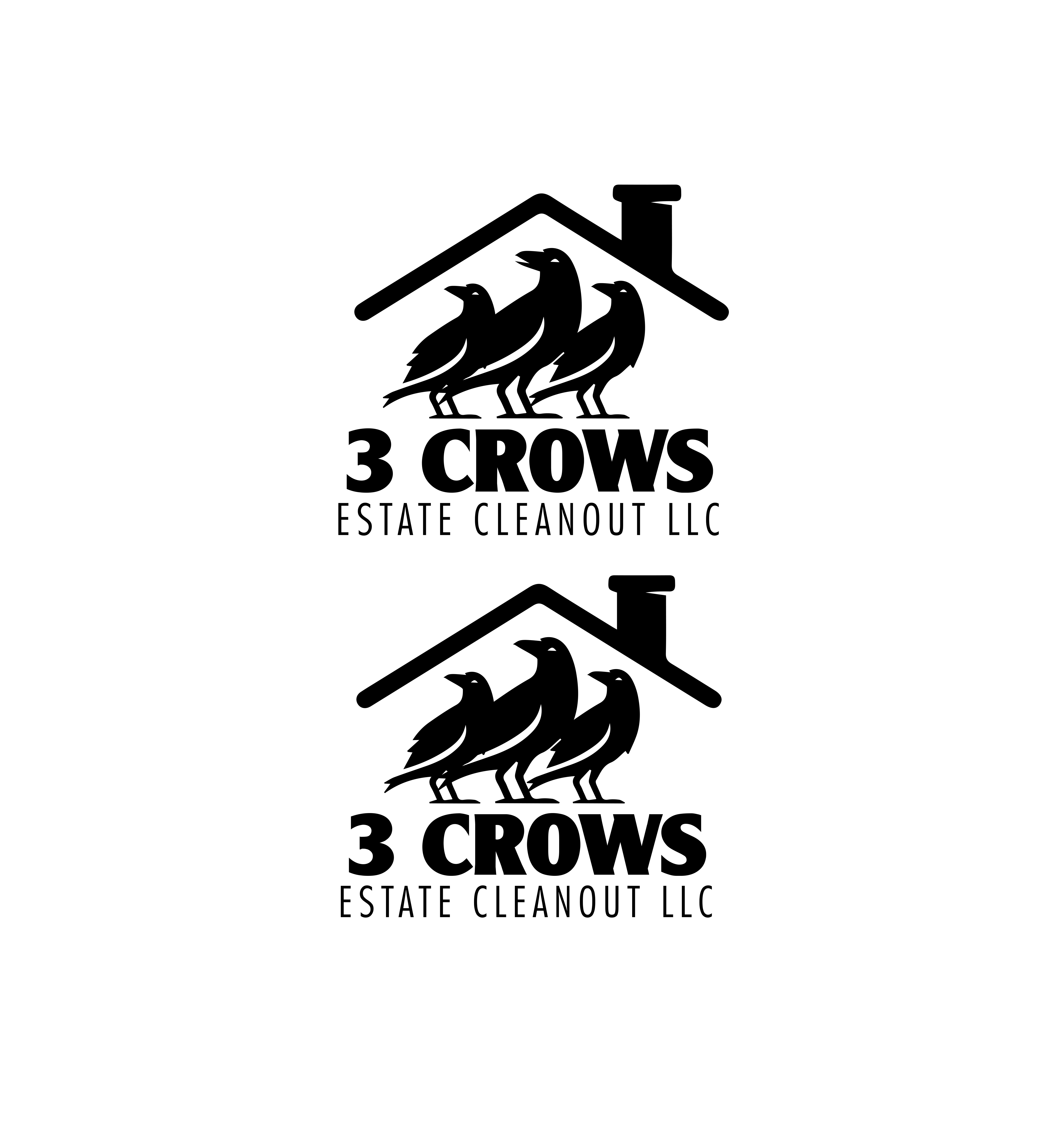 Logo Design for 3 Crows Estate Cleanout LLC by josedomingo | Design ...