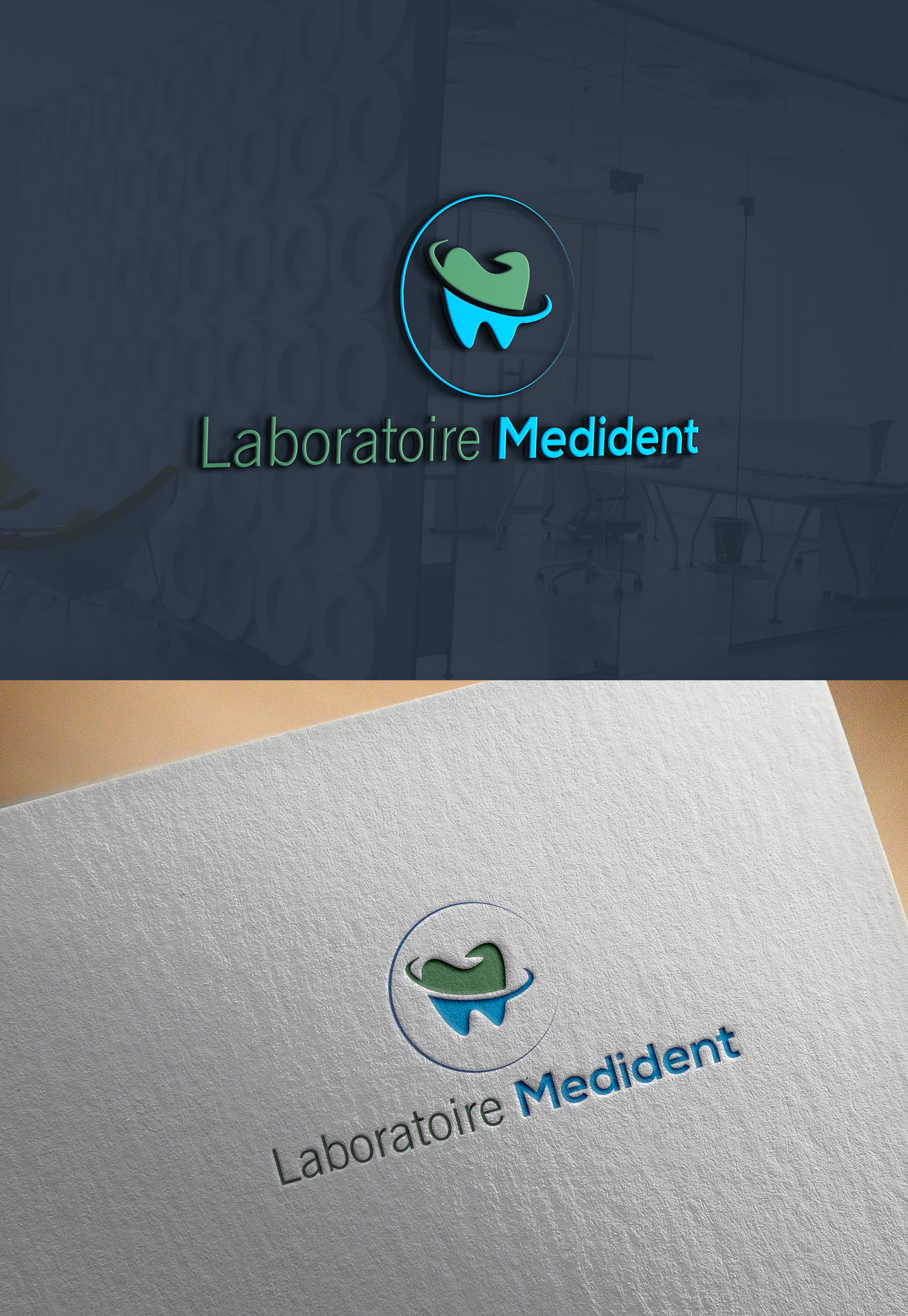 Logo Design for LABORATOIRE MEDIDENT by Jack 53 | Design #25151194