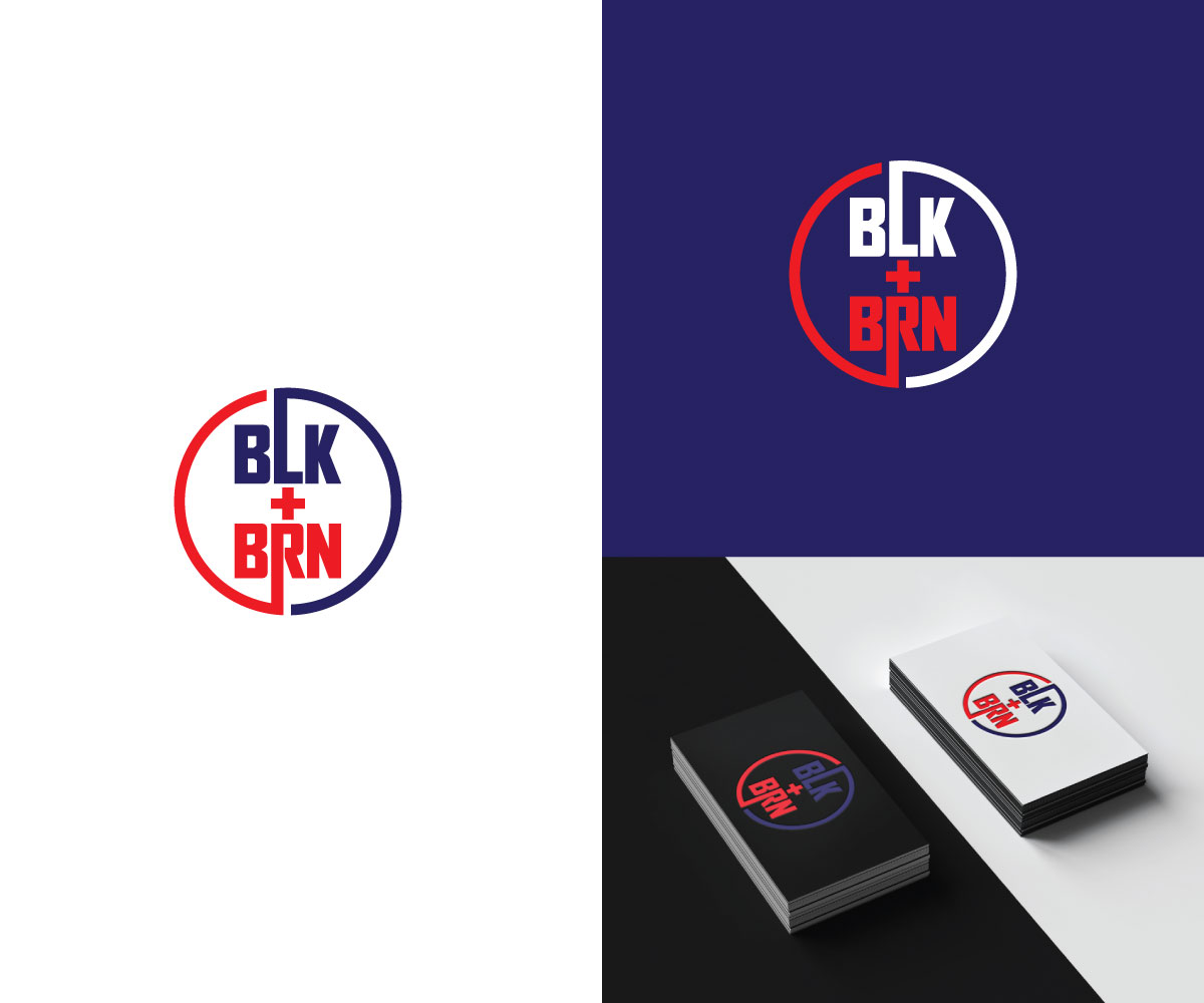 Bold, Modern Logo Design for "Blk + Brn" or "BLK+BRN" by Rnxtx | Design ...