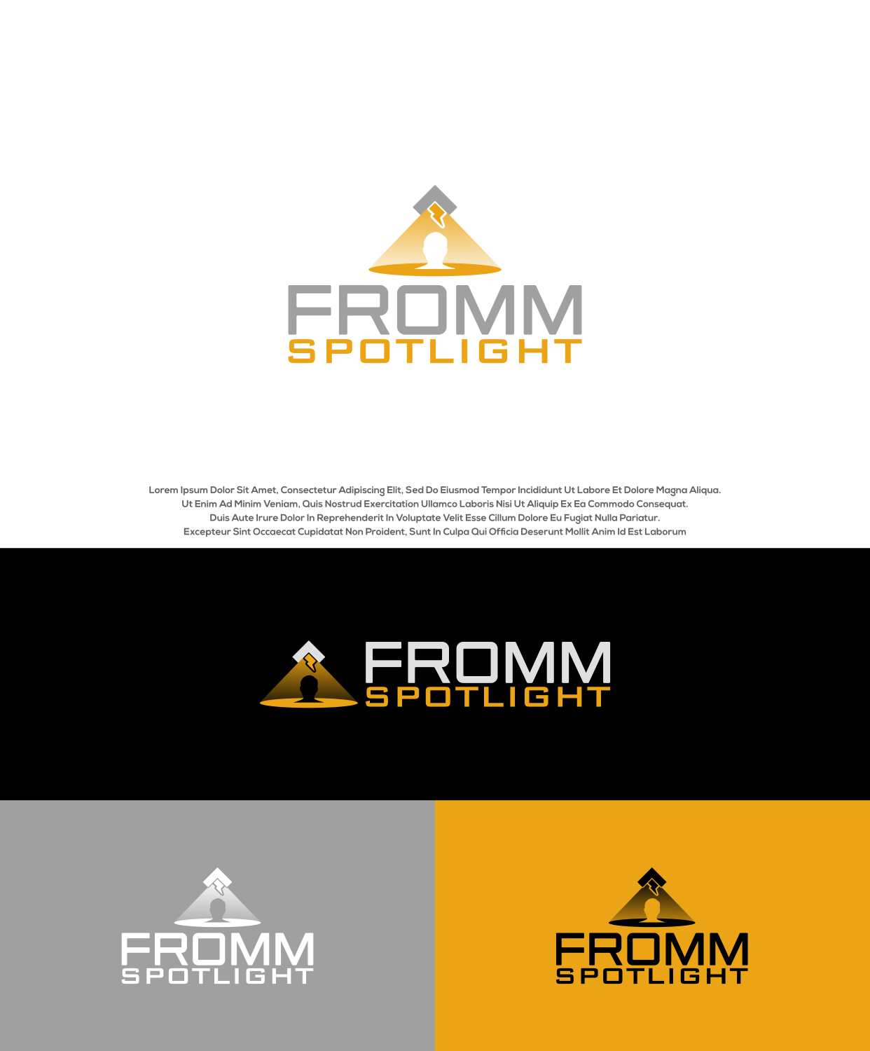 Bold, Playful Logo Design for Fromm Spotlight by Aditya.DwiRama ...