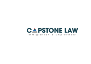 Modern, Bold Logo Design for CAPSTONE LAW -- Immigration & Employment ...