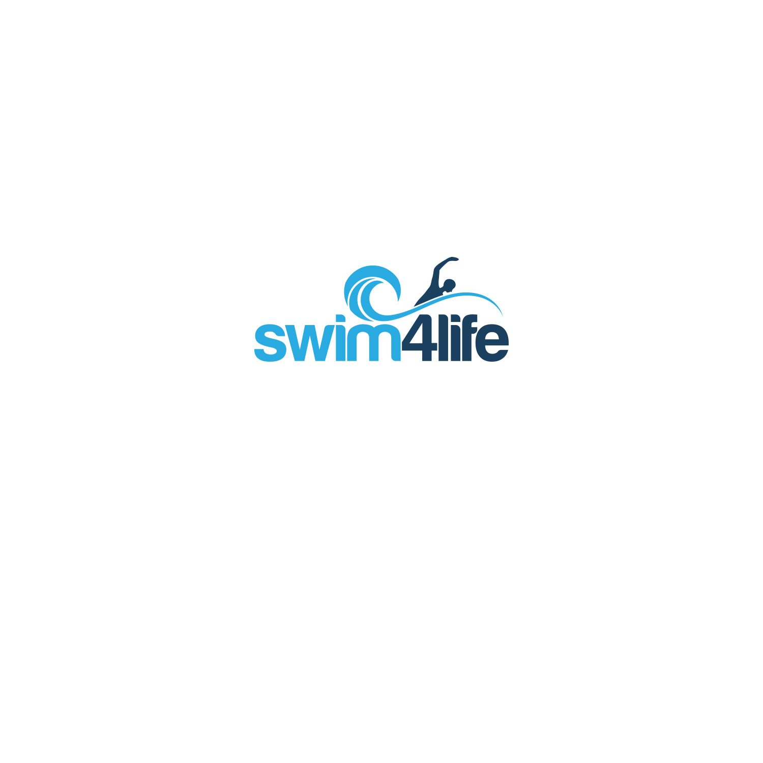 Playful, Modern Logo Design for swim4life by ClearDesign | Design #25179509