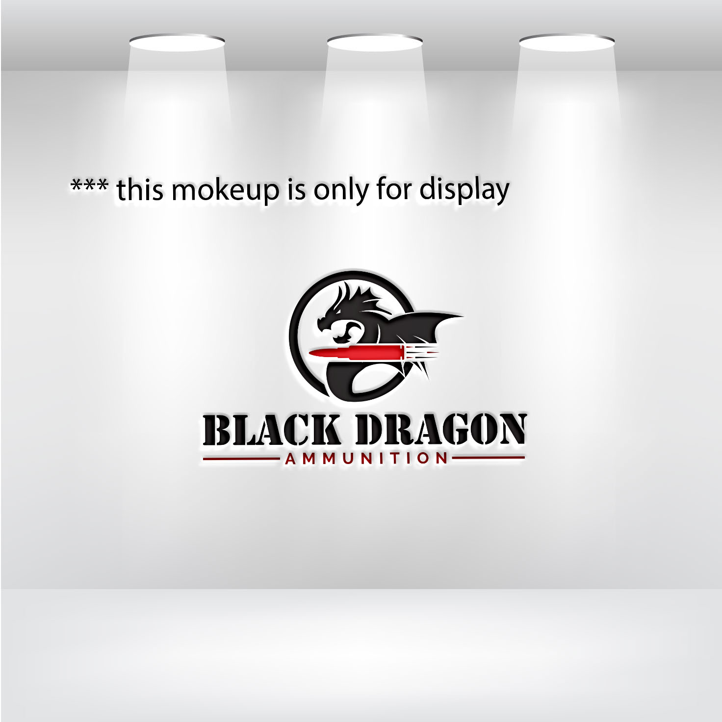 Bold, Serious Logo Design for Black Dragon Ammunition by Ochieng ...