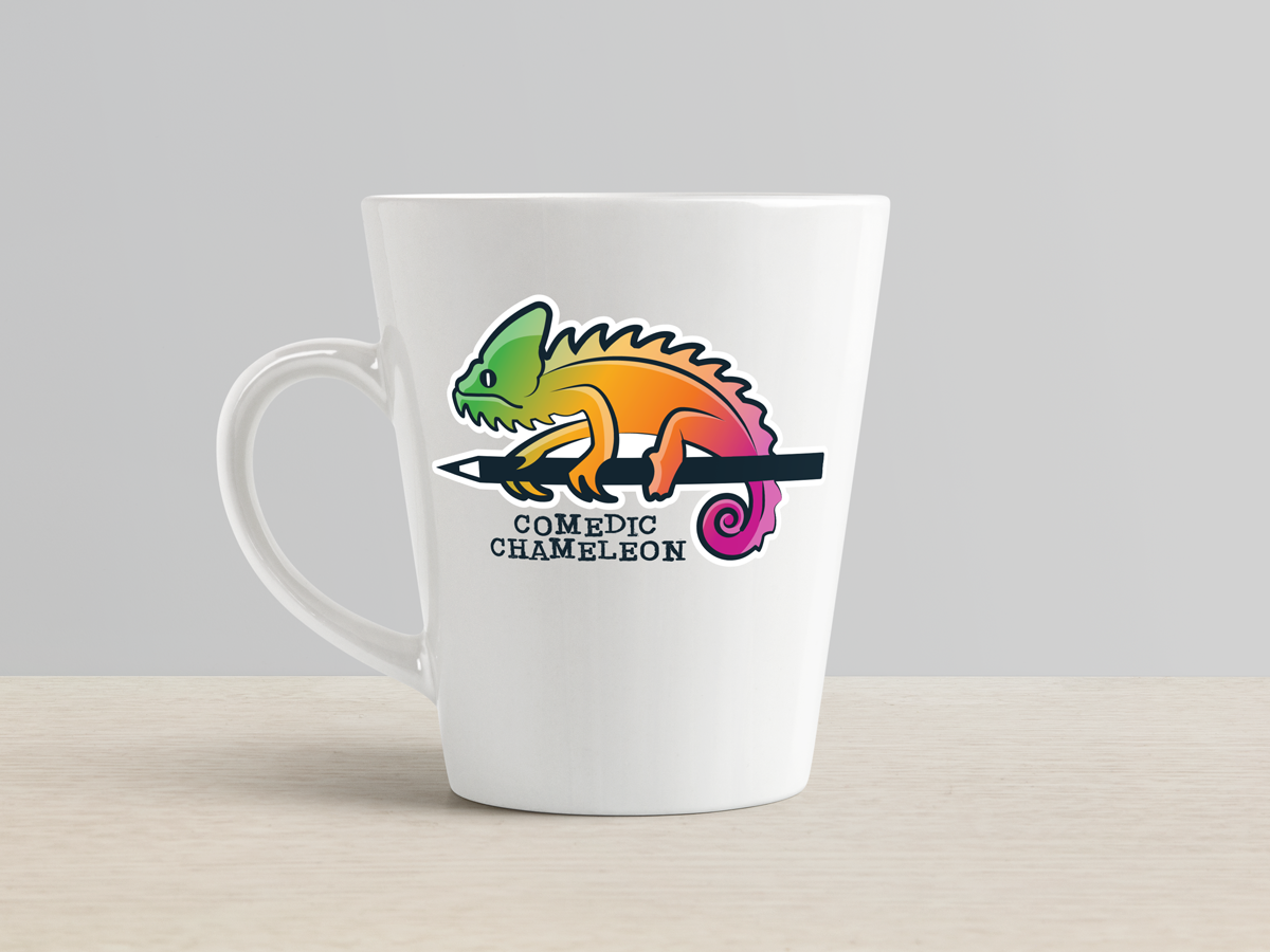 Playful, Modern Logo Design for Comedic Chameleon by joey light ...