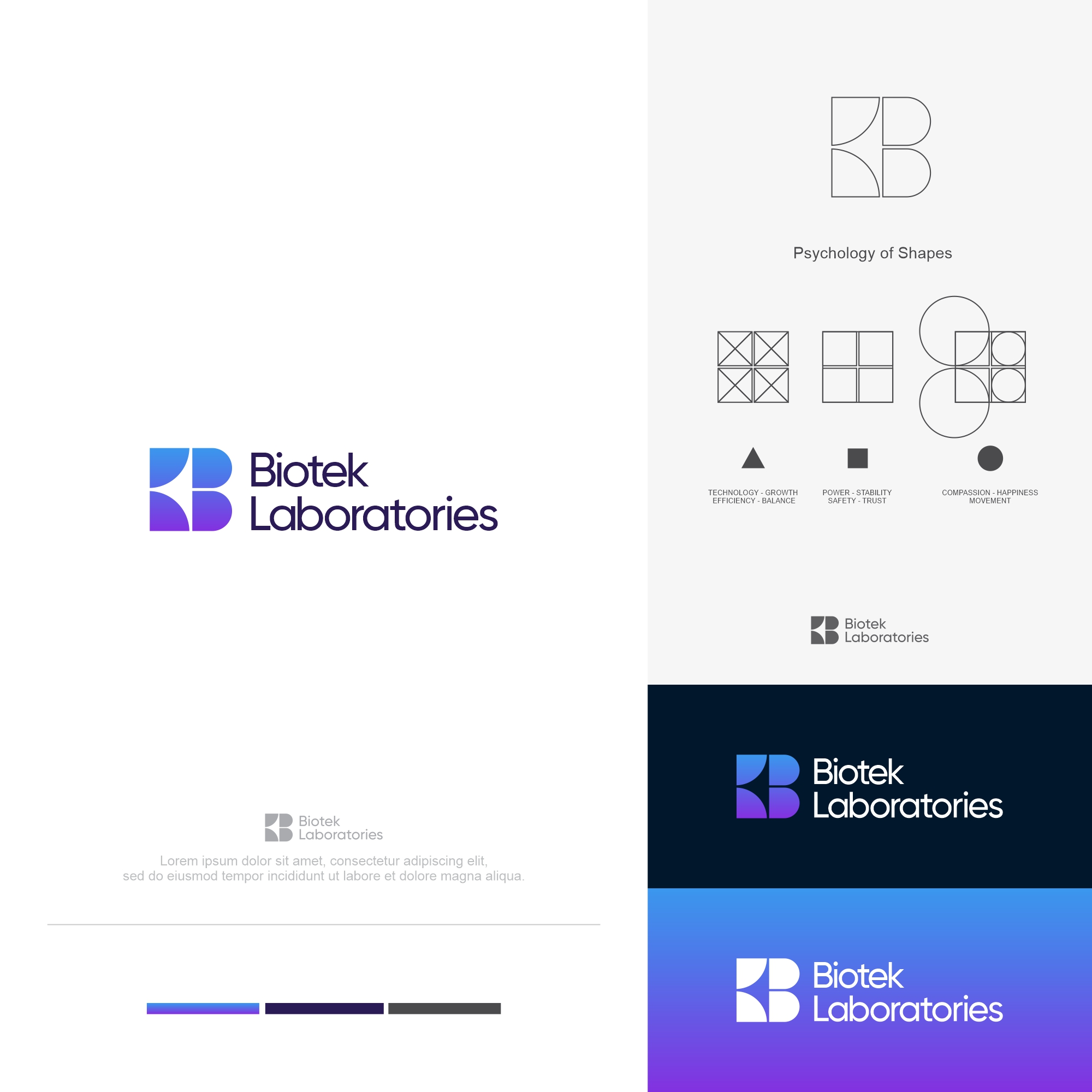 Modern, Professional, Biotechnology Logo Design for Biotek Laboratories ...