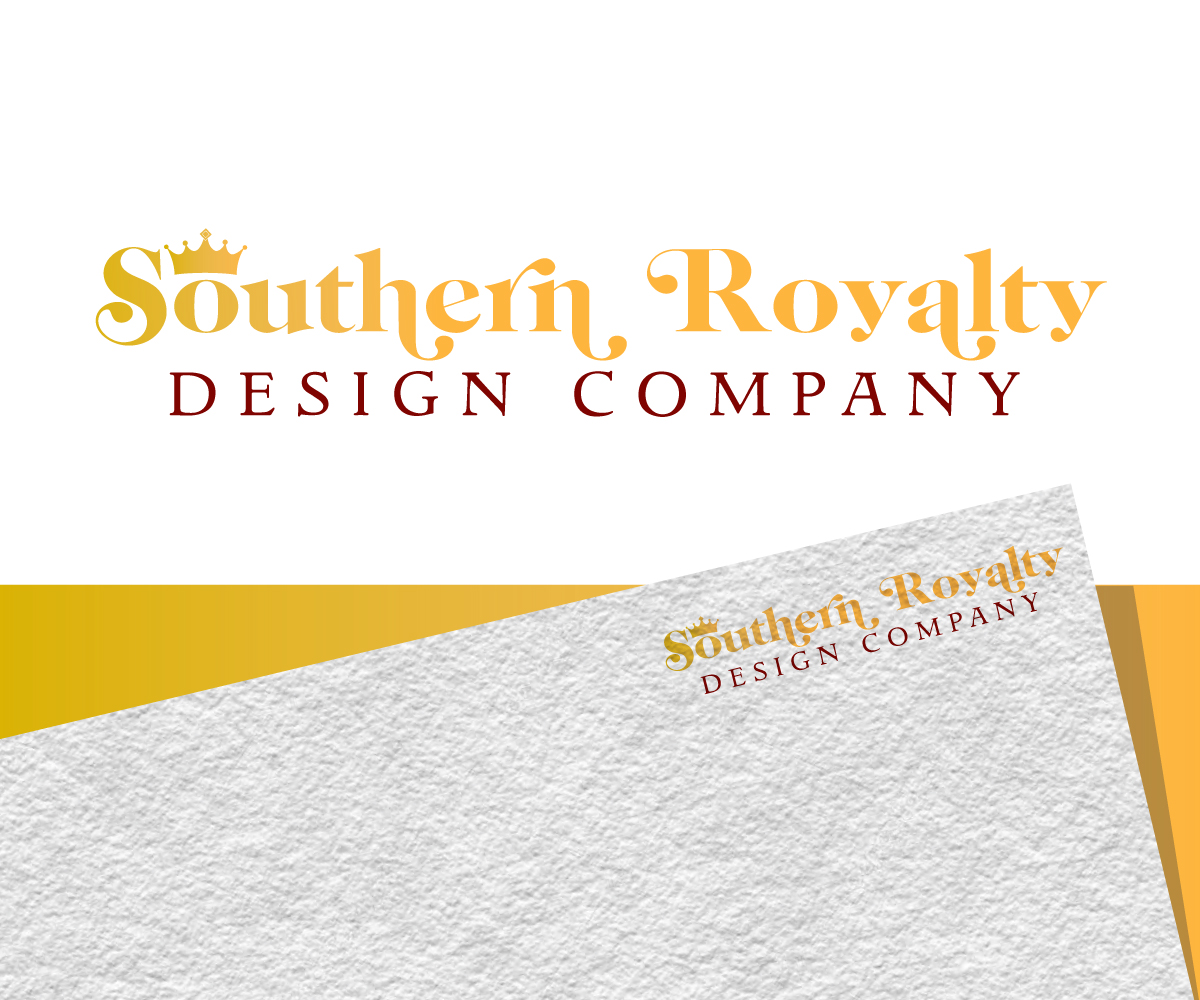 Traditional, Personable Logo Design for Southern Royalty Design Company ...