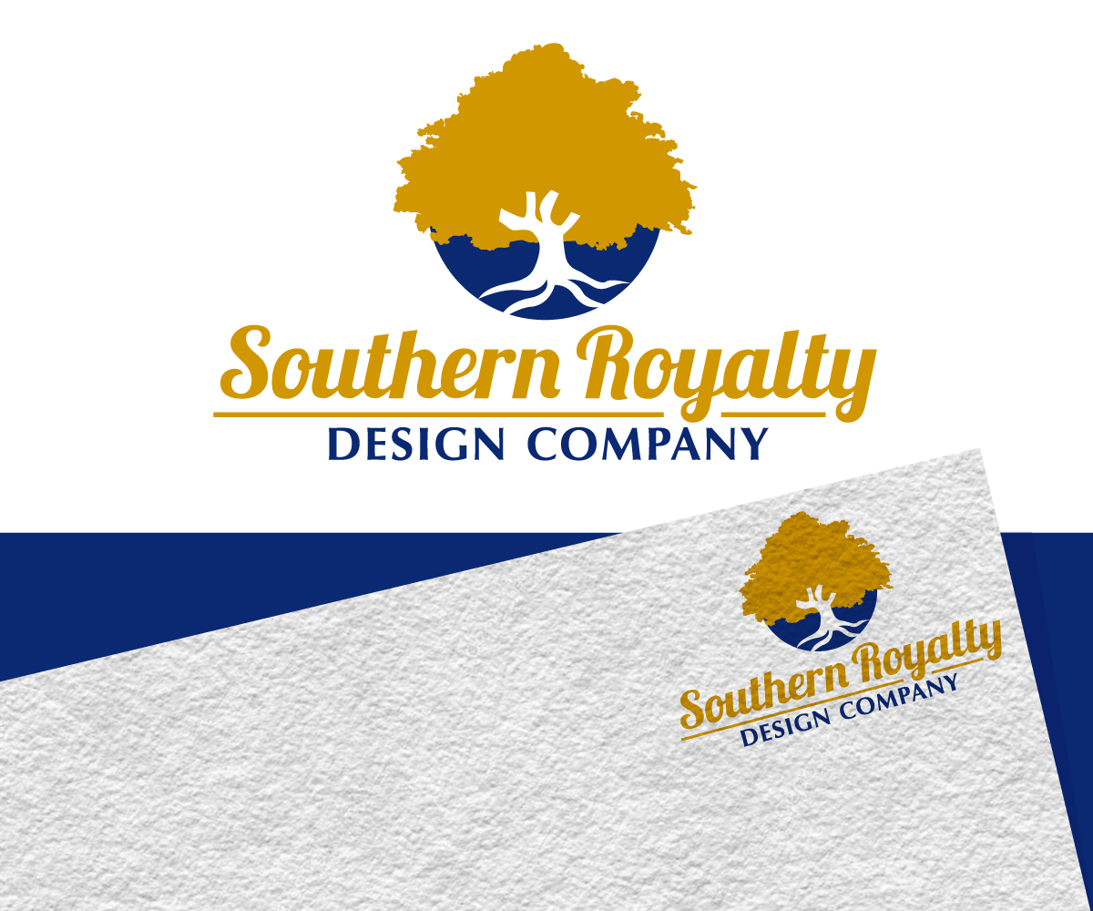 Traditional, Personable Logo Design for Southern Royalty Design Company ...