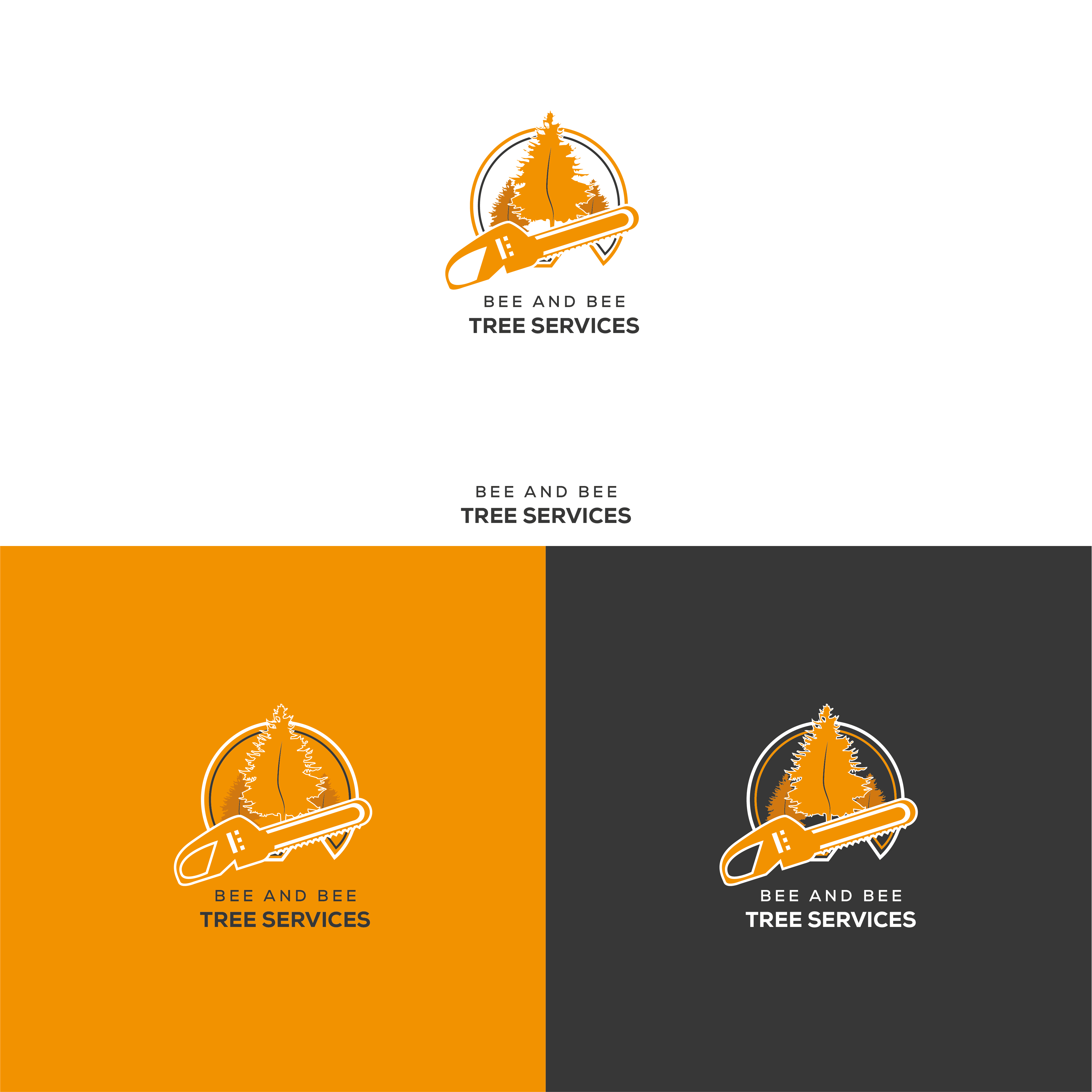 Bold, Modern, Arborist Logo Design for Bee and Bee Tree Services by ...