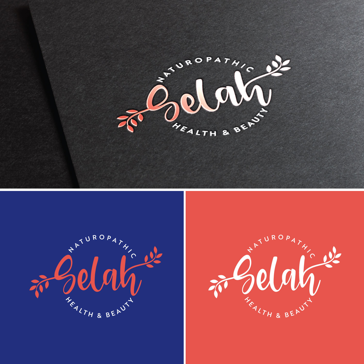 Logo Design for SELAH Naturopathic Health & Beauty by FourtuneDesign ...