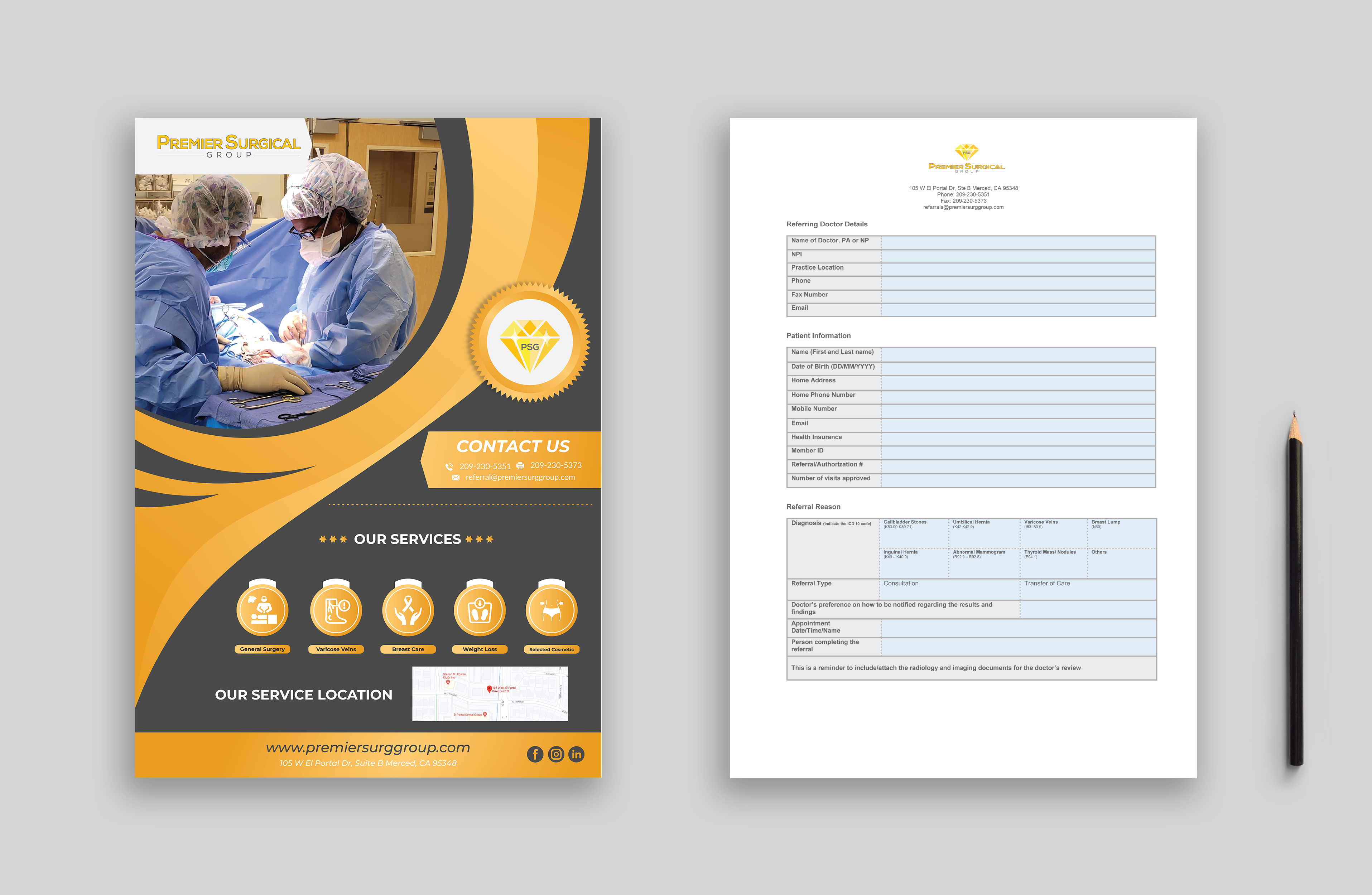 Graphic Design for Premier Surgical Corporation by Musa. A | Design ...