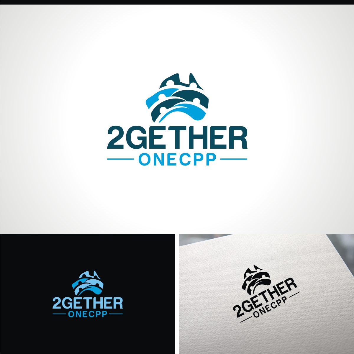 Logo Design for 2GETHER ONECPP by e-graphics | Design #25292010