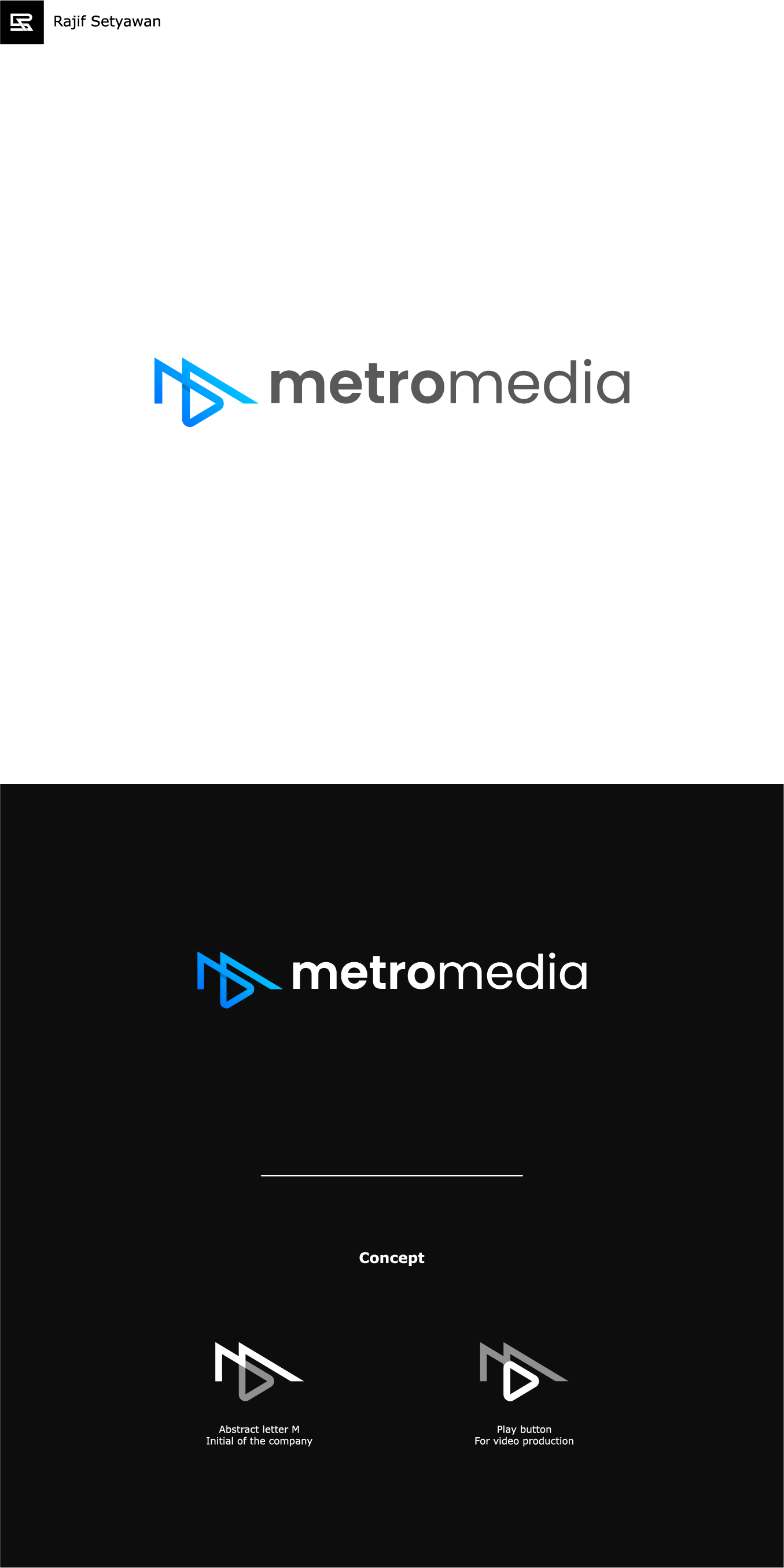 Modern, Professional, Video Production Logo Design for "Metro Media ...