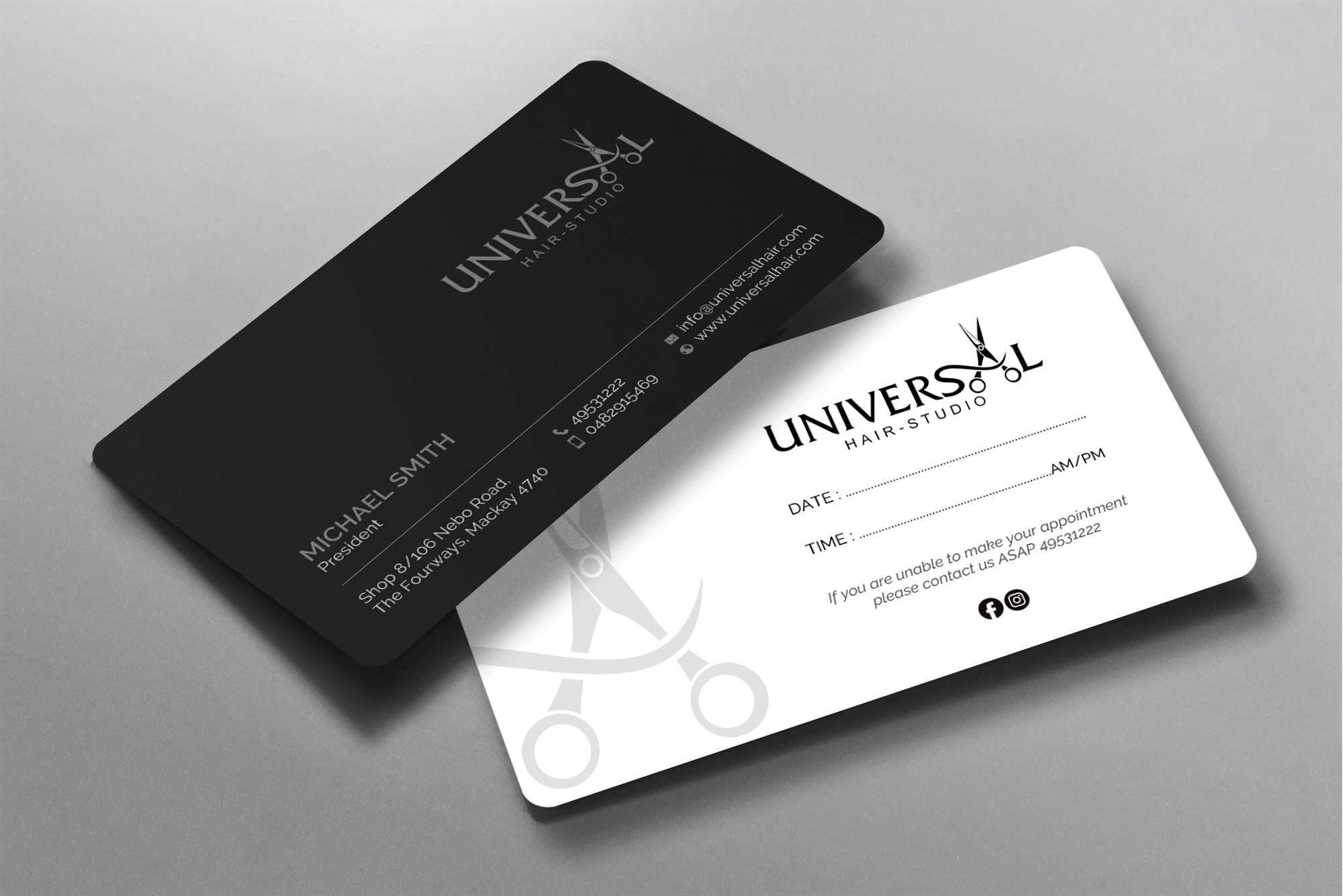 Upmarket, Modern, Hairdresser Business Card Design for a Company by ...