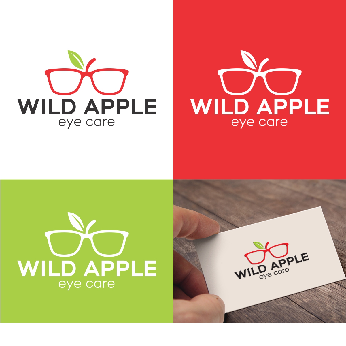 Upmarket, Personable, Optometrist Logo Design for Wild Apple Eye by ...