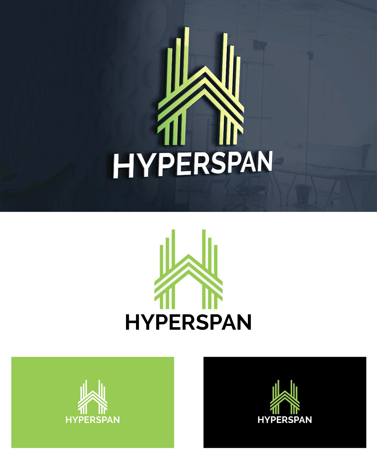 Modern, Masculine Logo Design for Hyperspan (tm) by Isnah Logo | Design ...