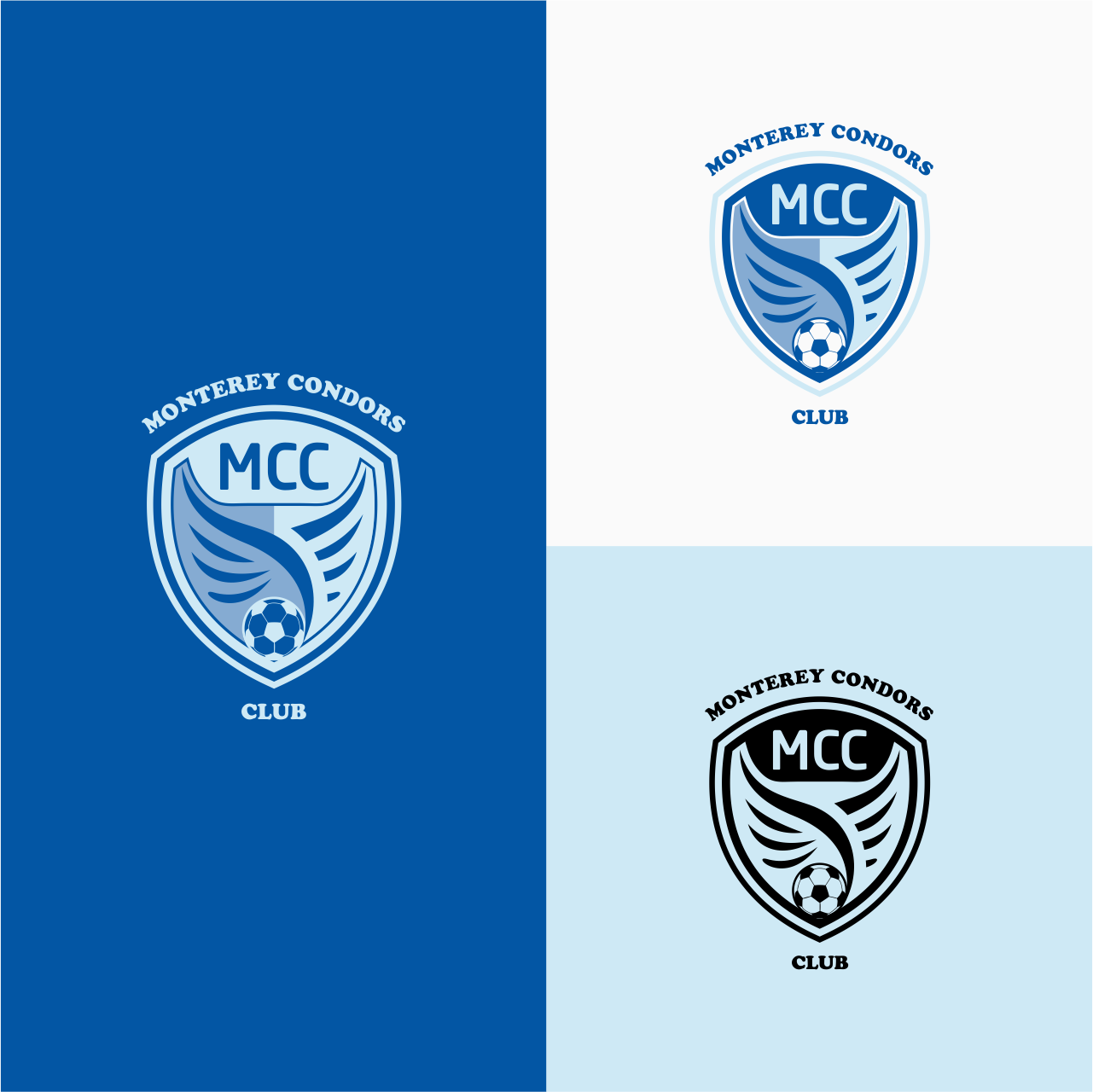 Bold, Modern Logo Design for Monterey Condors Club by Sibyle | Design ...